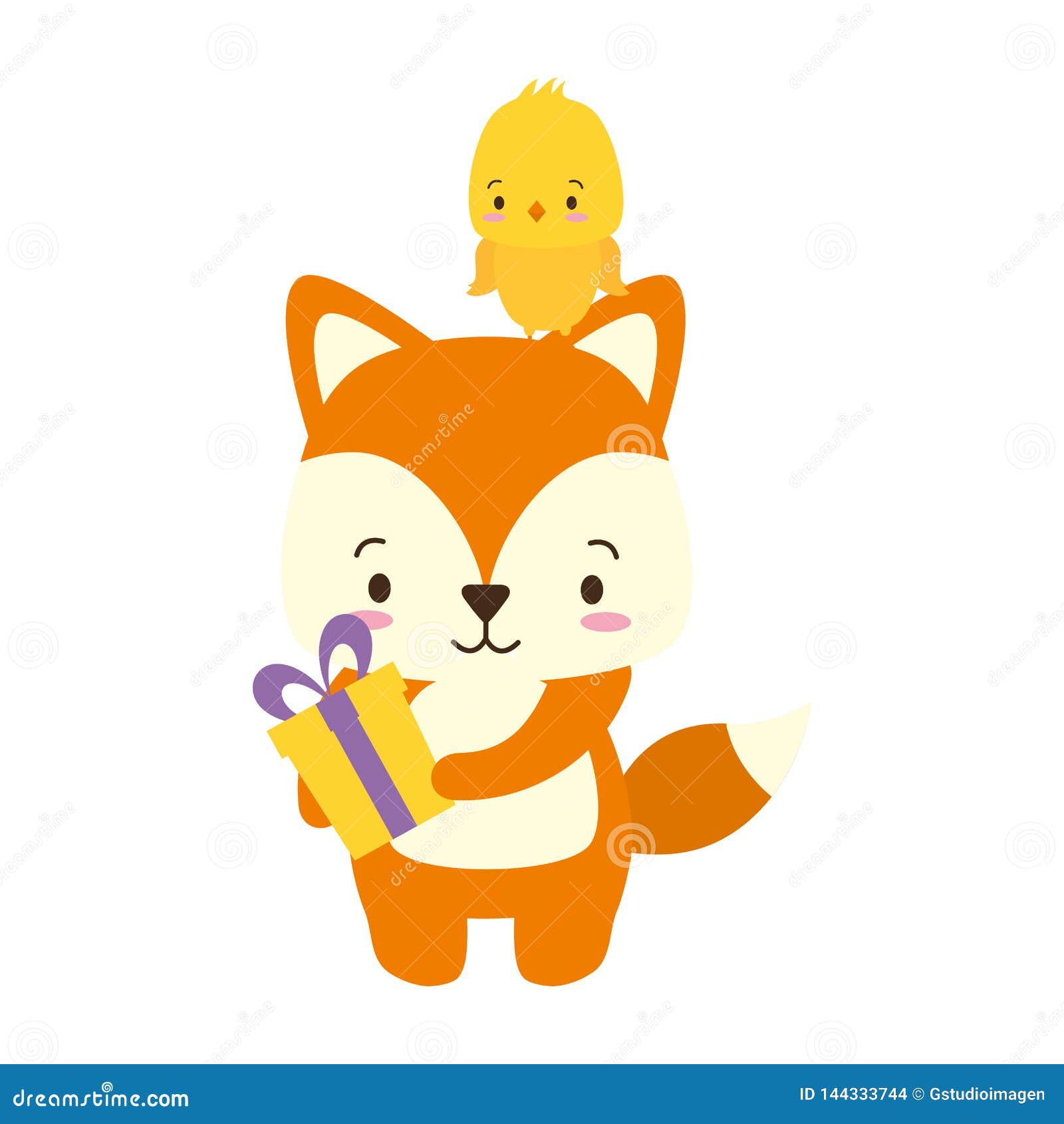 Cute animal cartoon stock vector. Illustration of isolated - 144333744