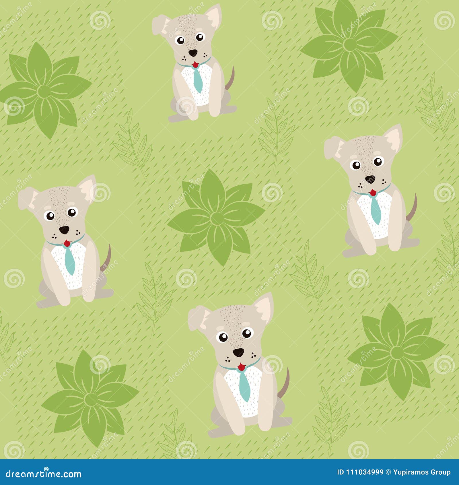 Cute Animals Pattern Background Stock Vector - Illustration of ...