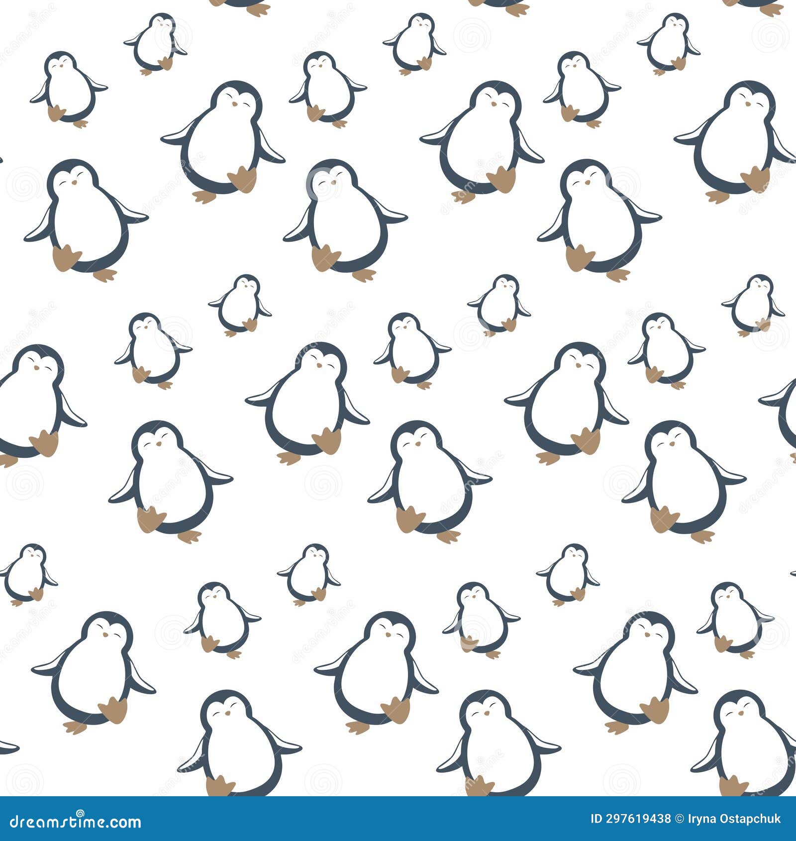 Cute Animals Pattern stock illustration. Illustration of bear - 297619438