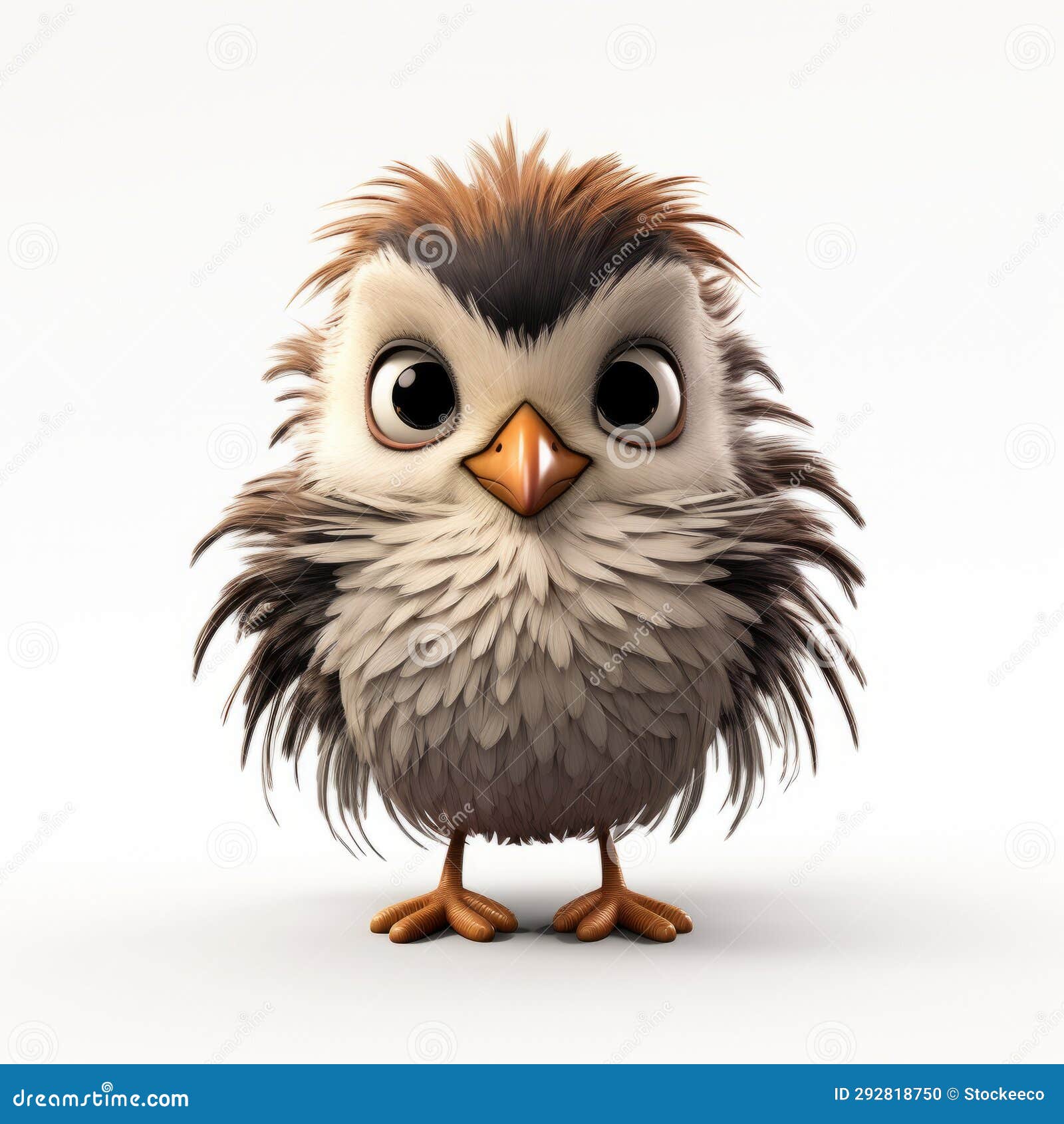 Cute Animated Owl Character with Realistic Rendering and Creative Style ...
