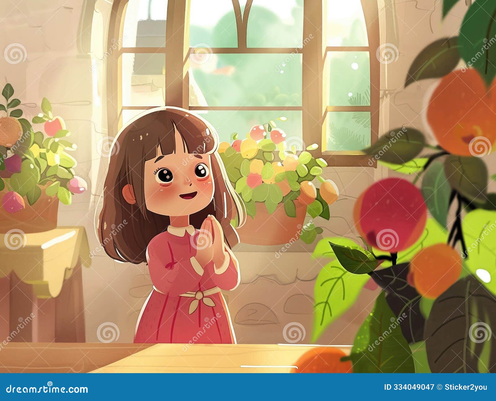 Cute Animated Stories of Faith and Miracles Stock Image - Image of ...