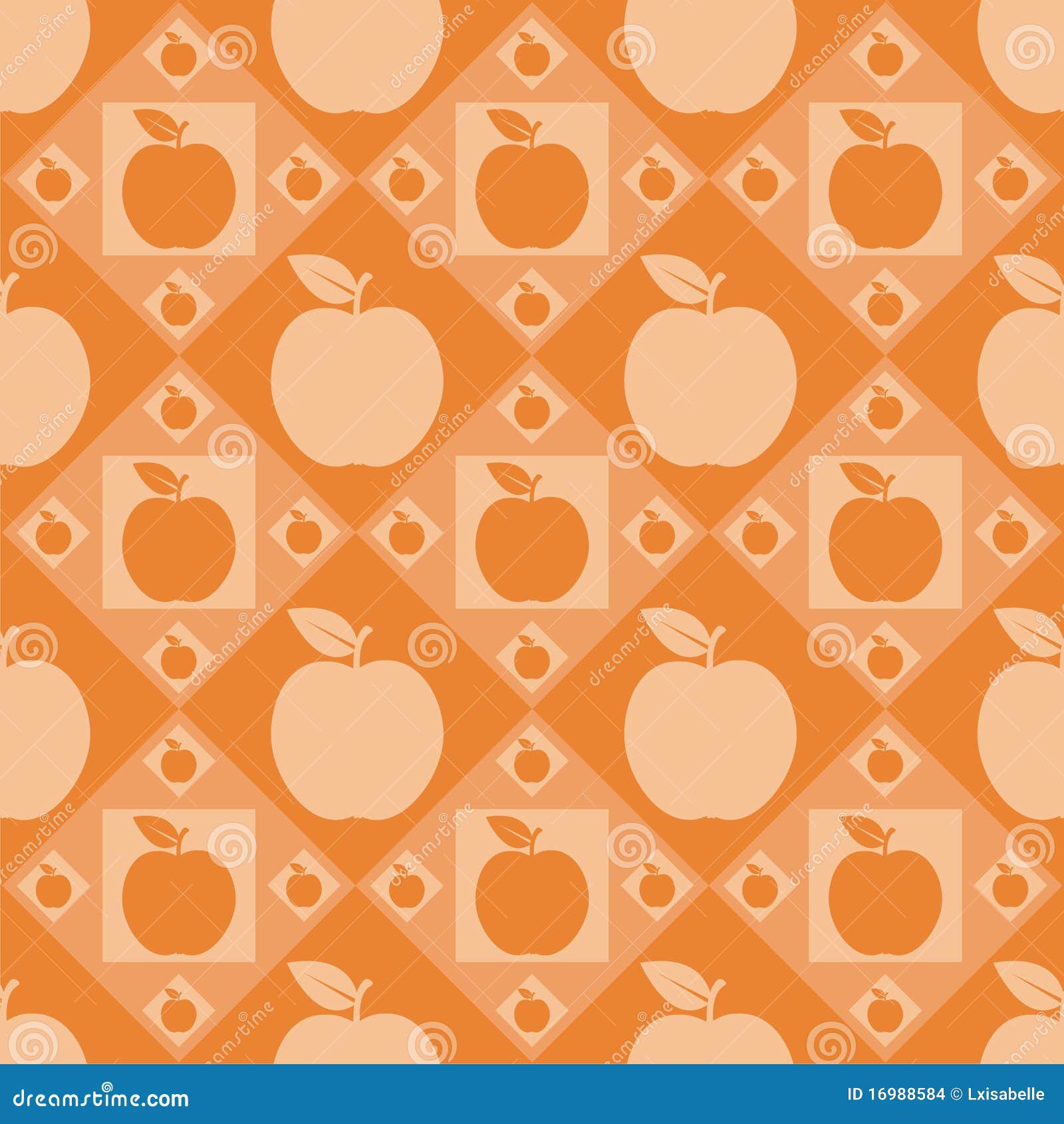 Cute apple pattern stock vector. Illustration of tasty - 16988584