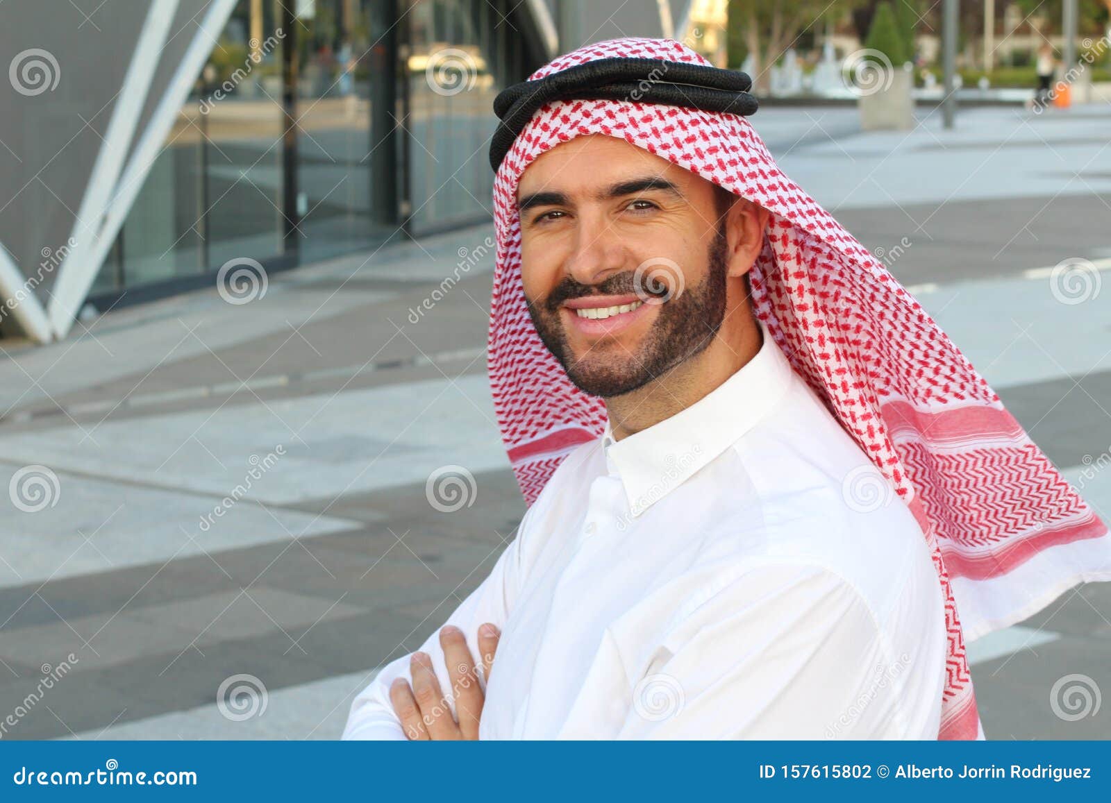 Cute Arabic Man with a Turban Stock Photo - Image of arabic, head ...