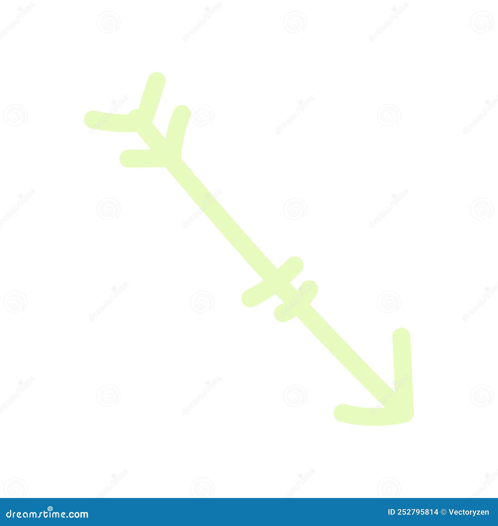 Cute Arrow Element Vector Illustration Stock Vector - Illustration of ...