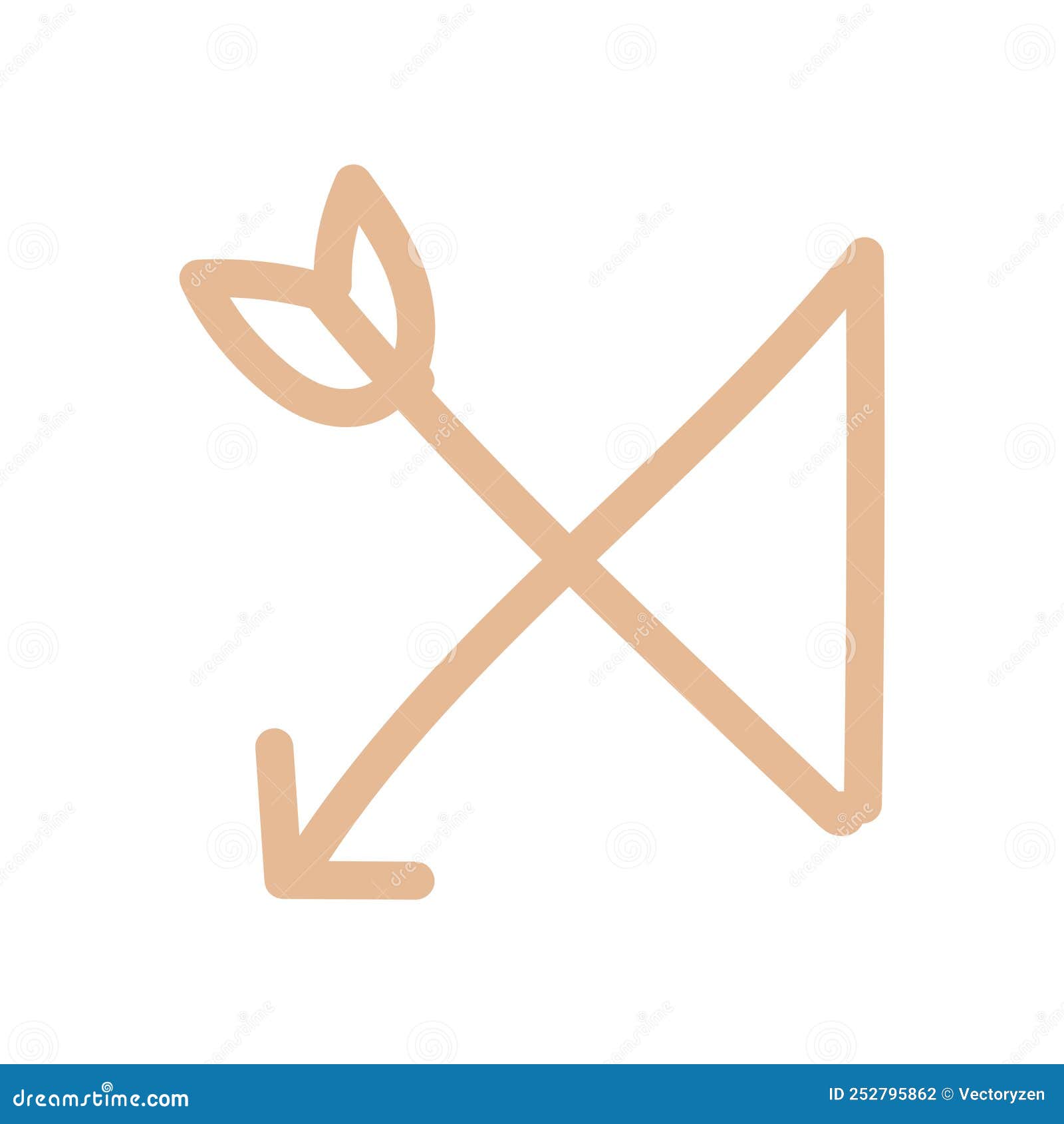Cute Arrow Element Vector Illustration Stock Vector - Illustration of ...