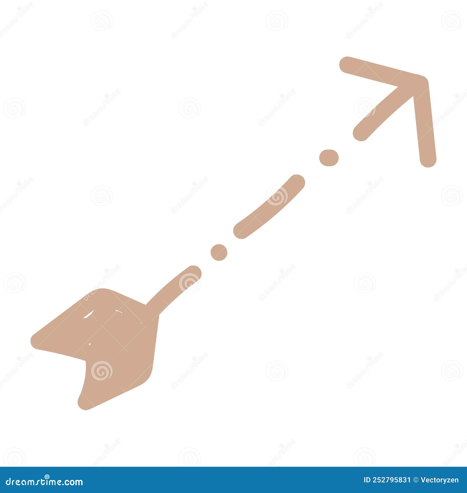 Cute Arrow Element Vector Illustration Stock Vector - Illustration of ...