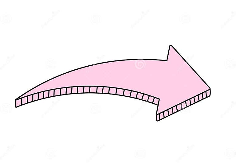 Cute Arrow Sign. Abstract Design Element Stock Vector - Illustration of ...