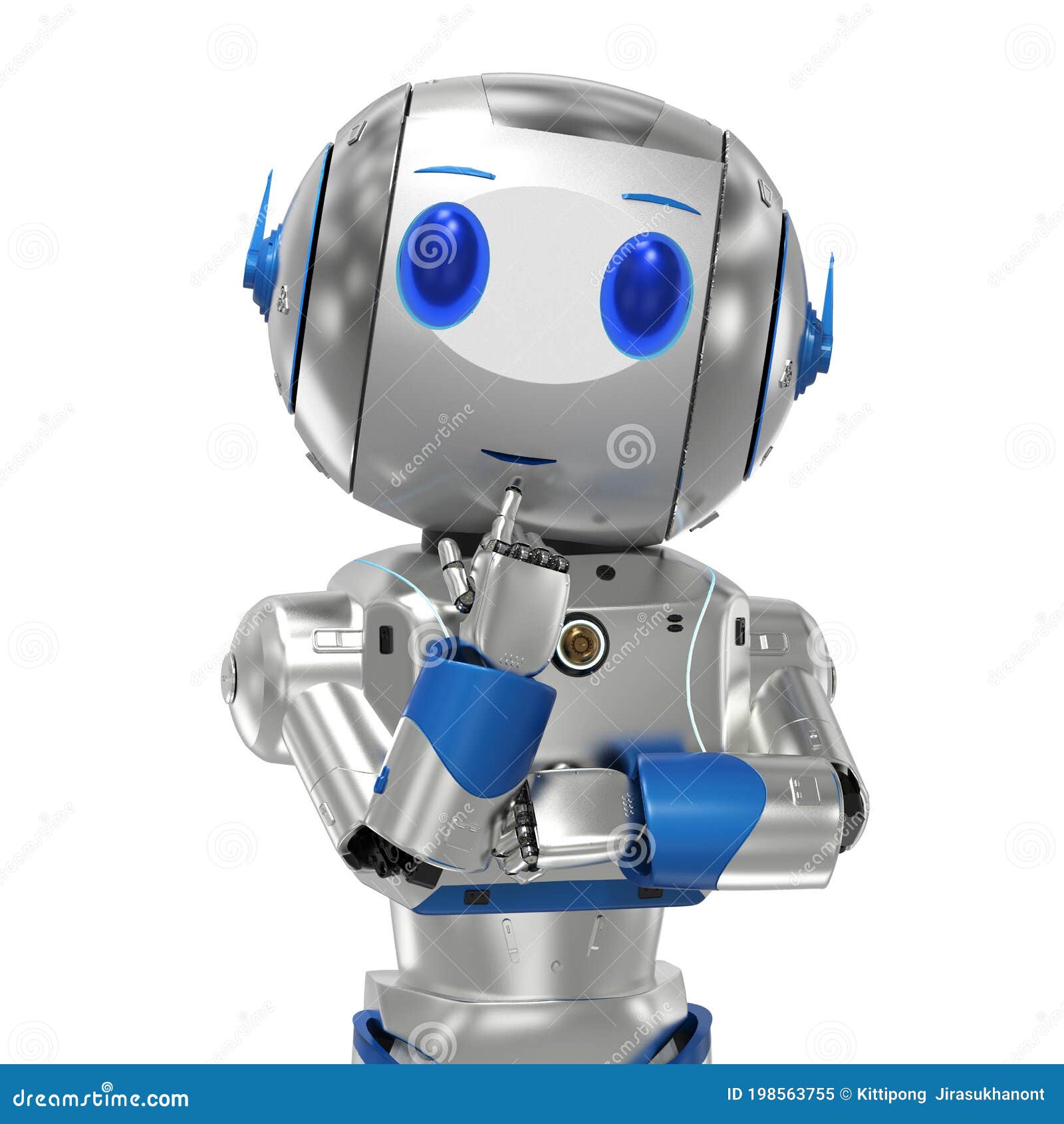 Ai Robot Think Or Compute Royalty-Free Stock Photography ...