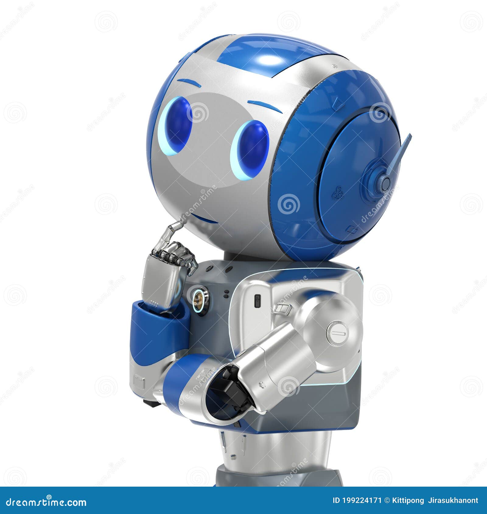 Ai Robot Think Or Compute Royalty-Free Stock Photography ...