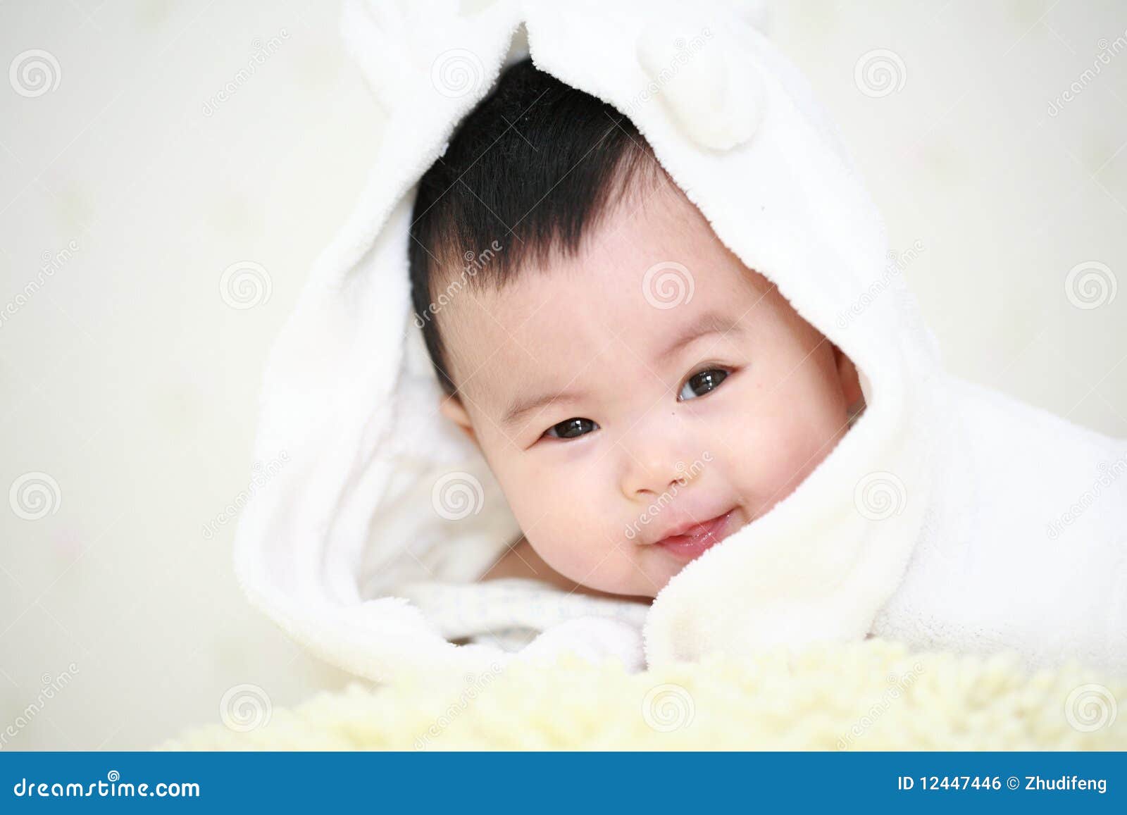 Cute asia baby stock photo. Image of little, asian, childhood - 12447446