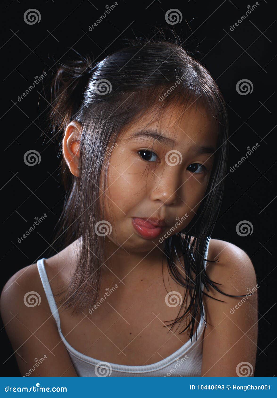 Cute Asia Girl Stock Image Image Of Hair Smiling Face 10440693