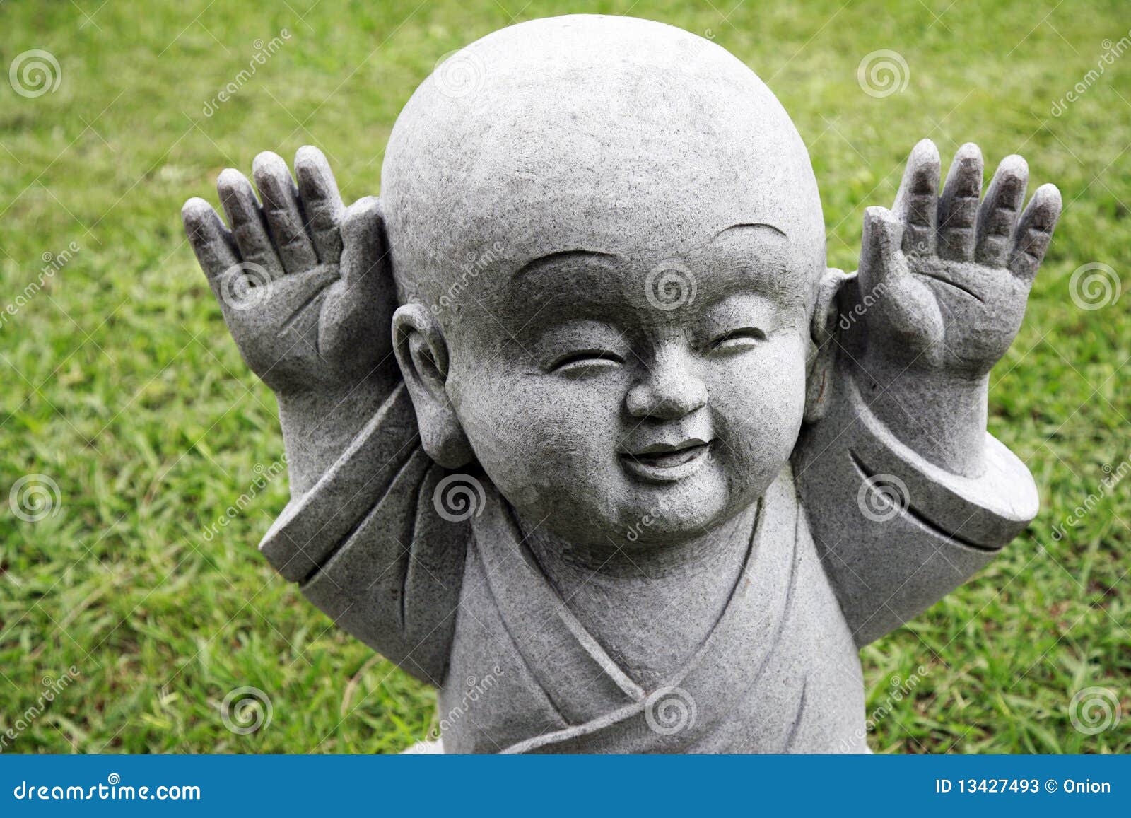 Cute Asian buddhist monk stock image. Image of details - 13427493