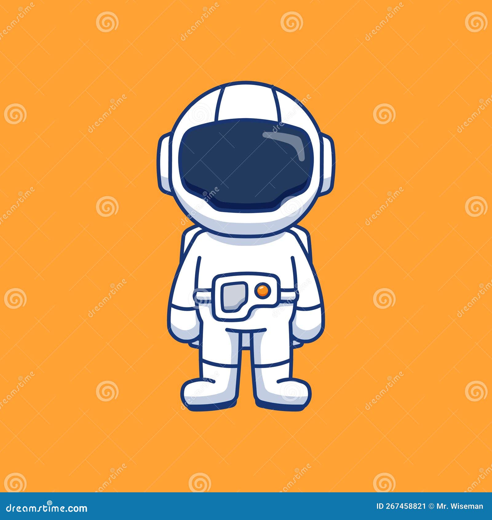 Astronaut Character Design Stock Image | CartoonDealer.com #207595039