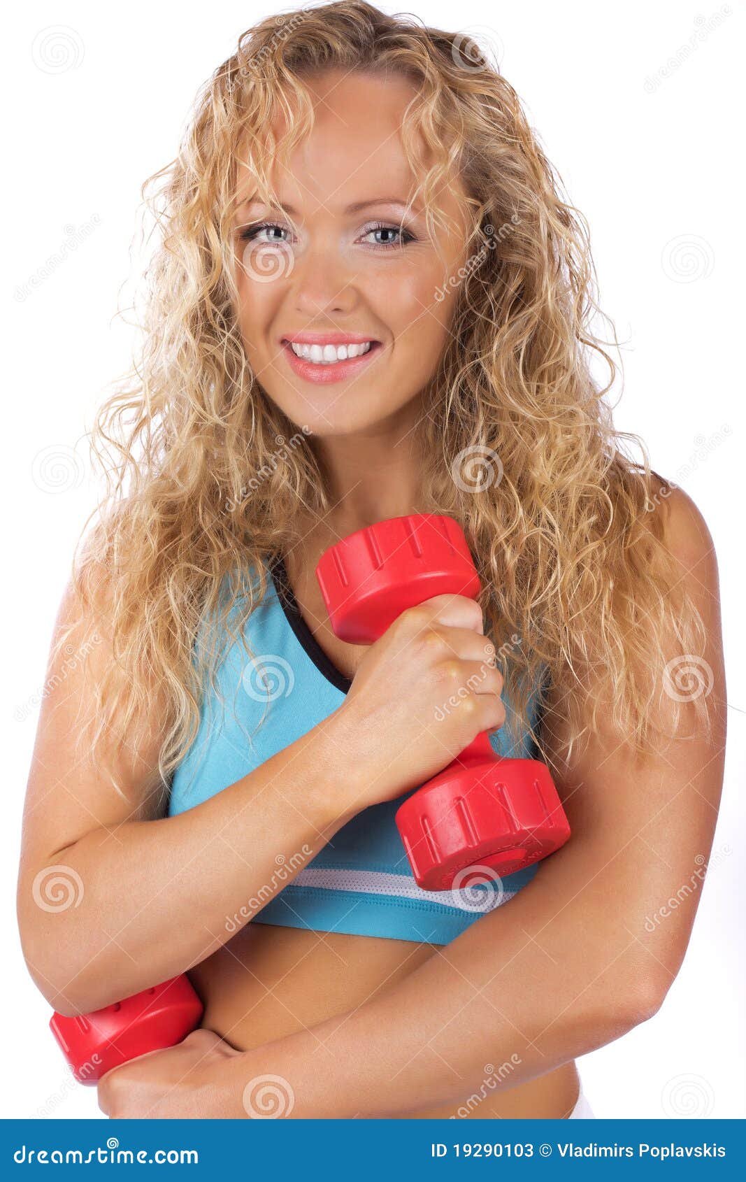 Cute Athlete during Training Stock Image - Image of healthy, muscles ...