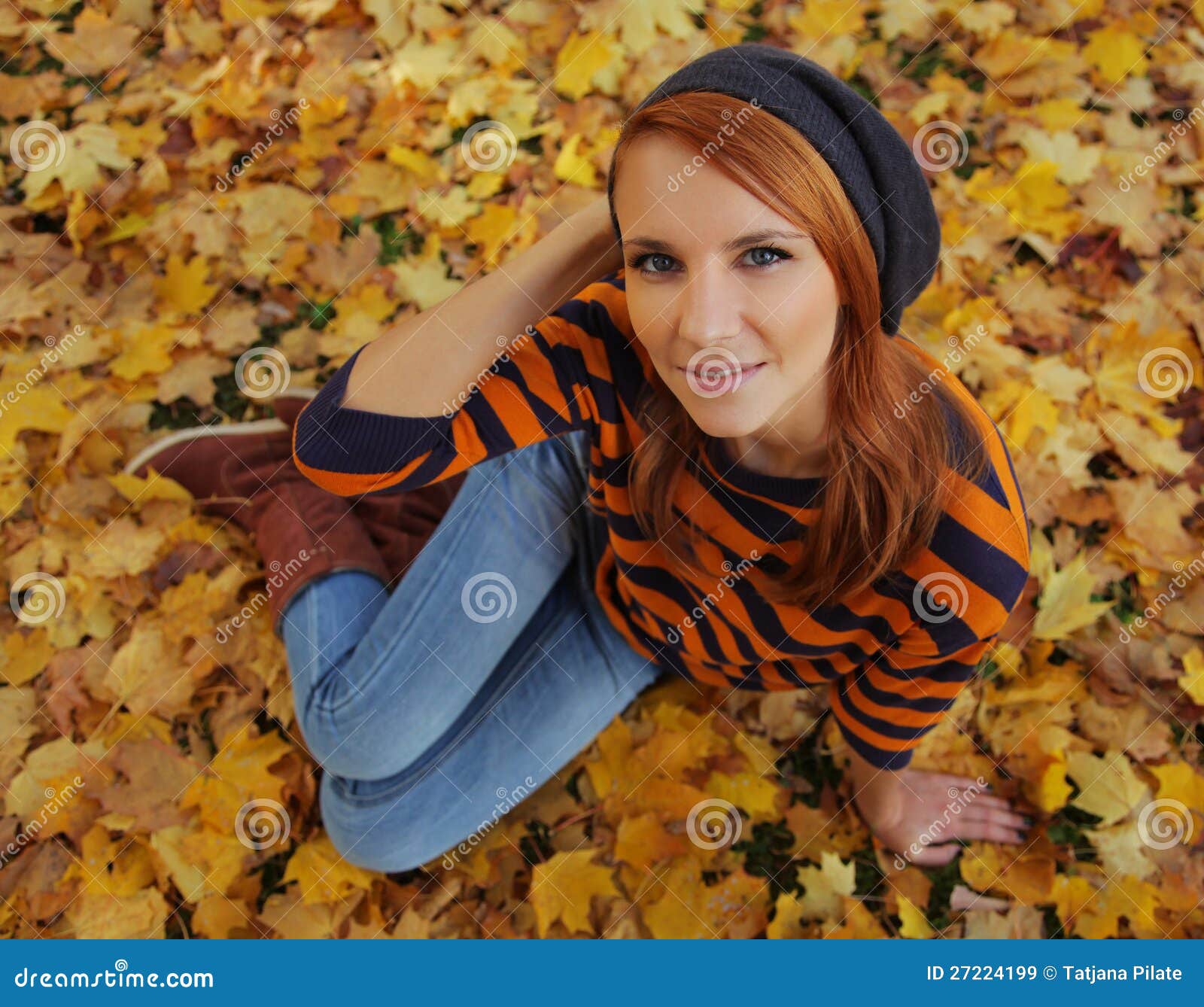 Cute autumn stock image. Image of leaf, season, fashion - 27224199