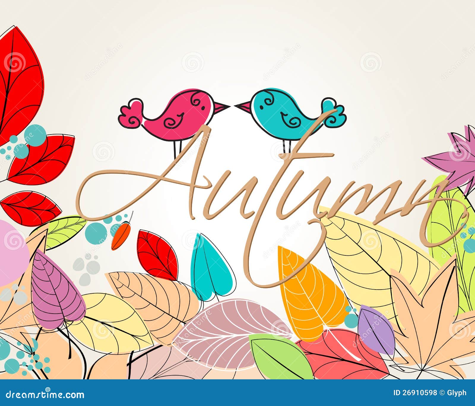 In Autumn, Birds Fly To Warm Lands, Schools, Cartoon Illustration ...