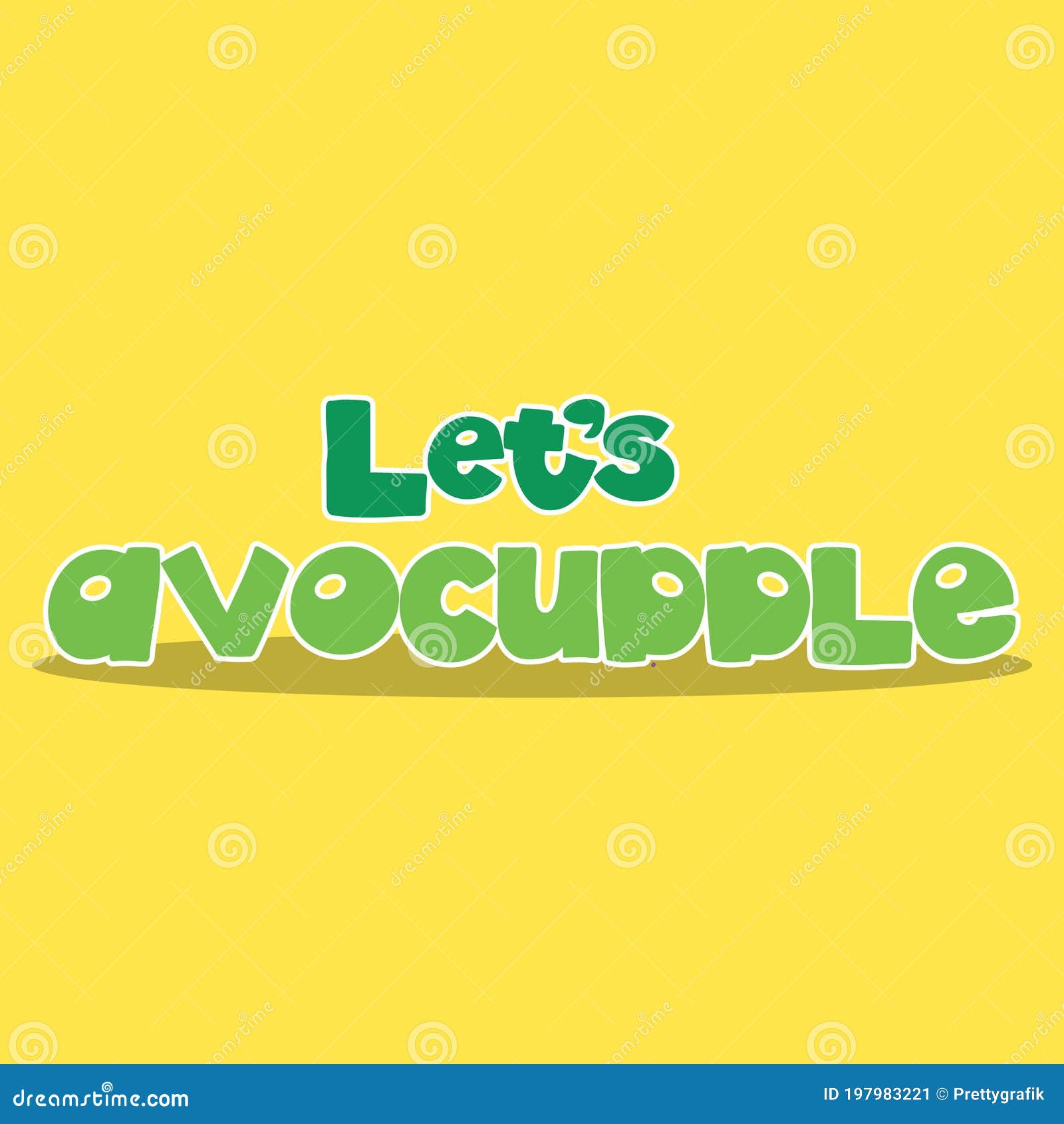 CUTE AVOCADO CUDDLE 12 stock vector. Illustration of vecto - 197983221