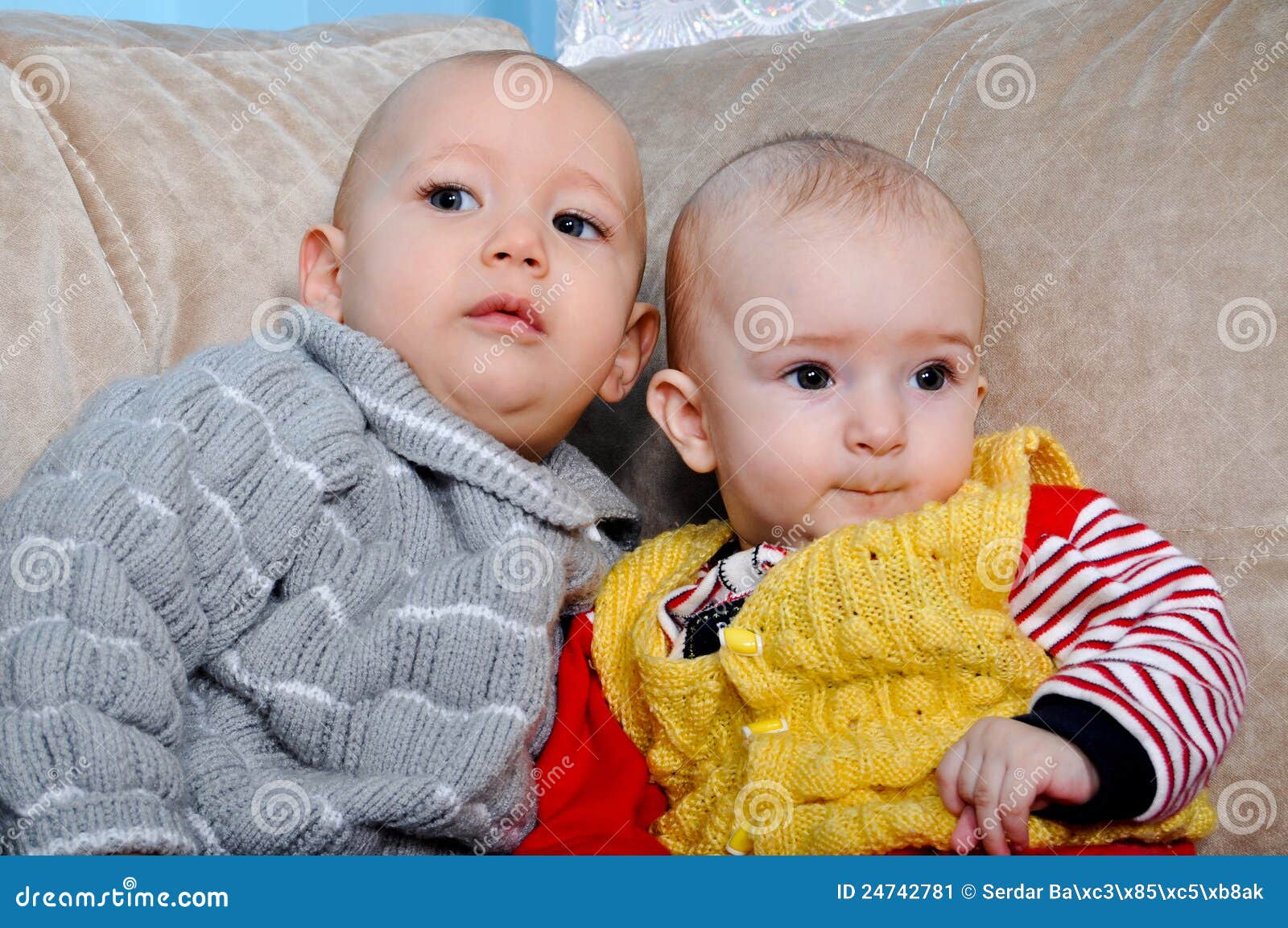 Cute babies stock image. Image of generation, couple - 24742781