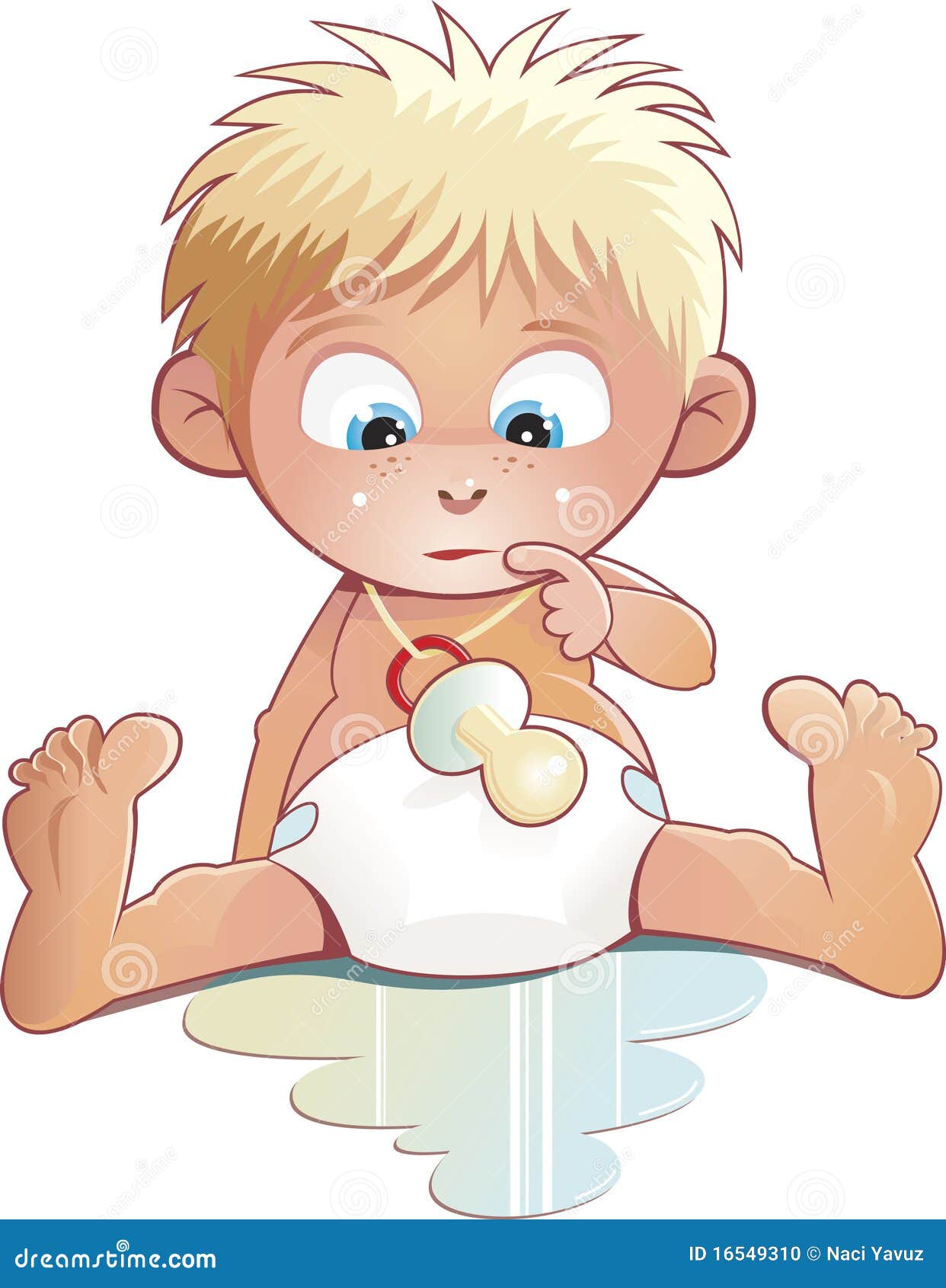 Cute Baby stock vector. Illustration of hair, artistic - 16549310