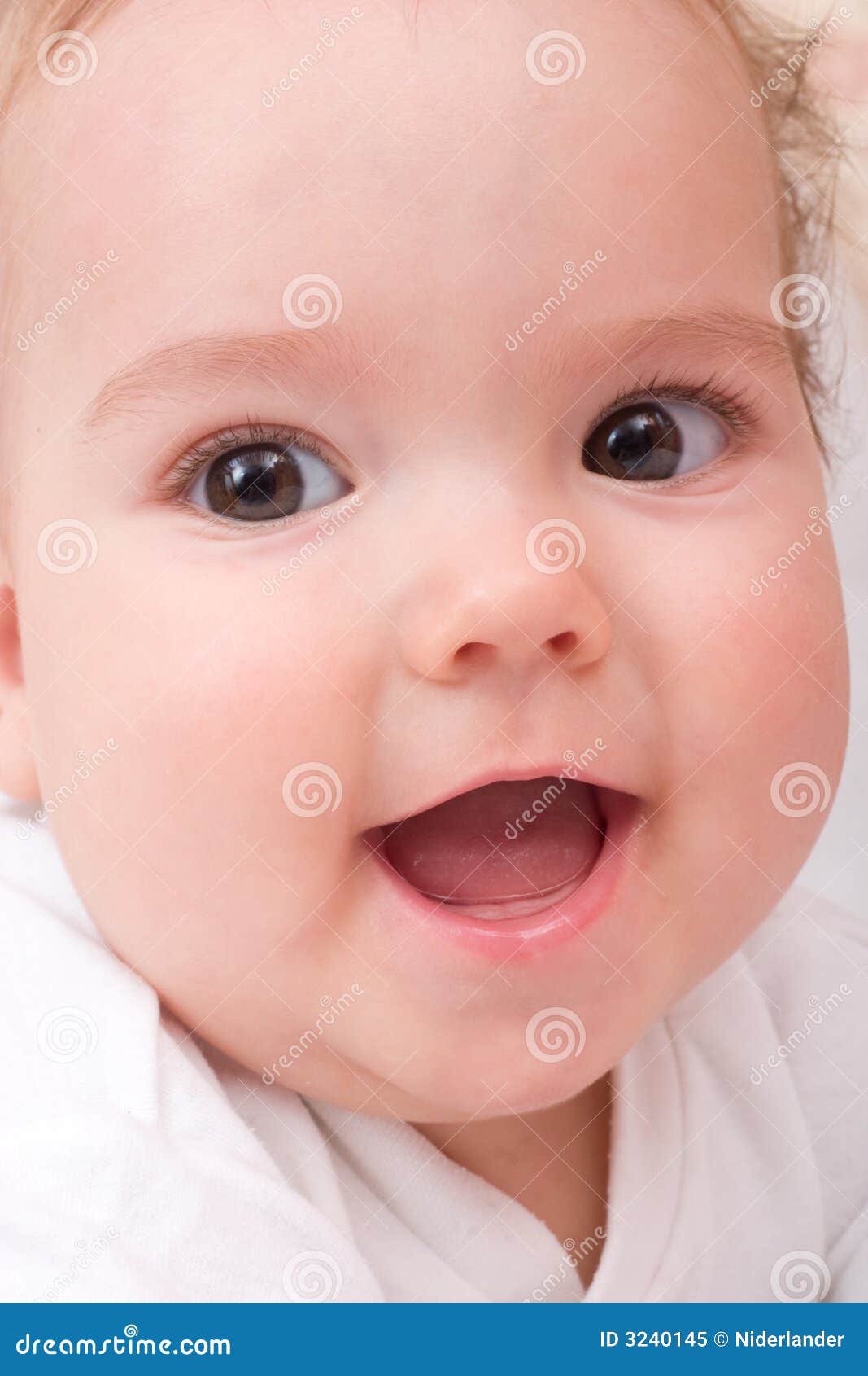 Cute baby stock image. Image of girl, newborn, life, head - 3240145