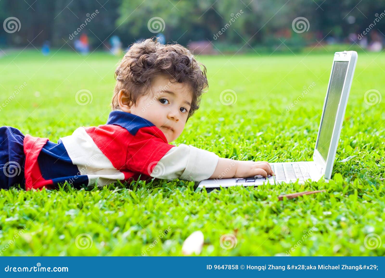 Cute baby stock photo. Image of computer, baby, clever - 9647858