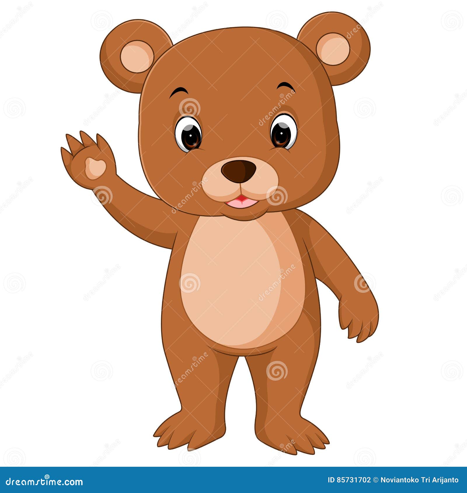 Cute Baby Bears Cartoon Vector Illustration | CartoonDealer.com #85731702