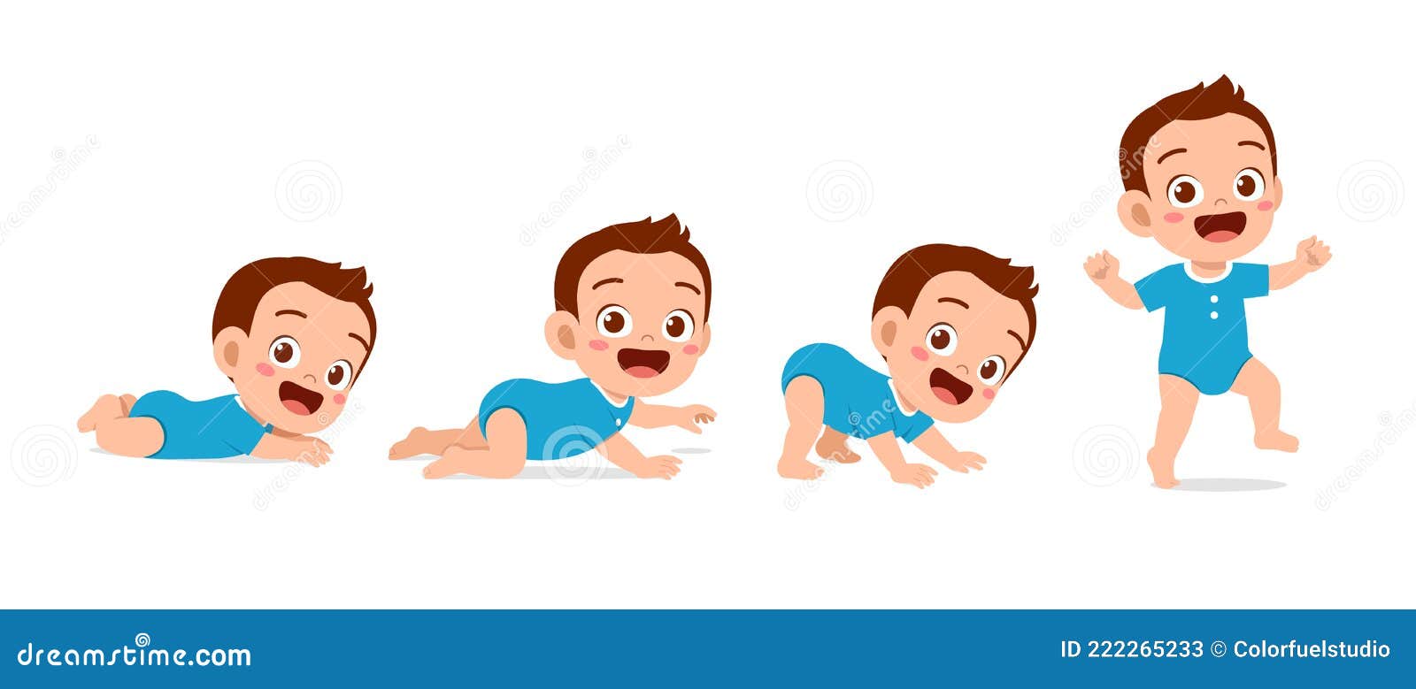 Baby In Progress - Lettering On Watercolor Splash Cartoon Vector ...