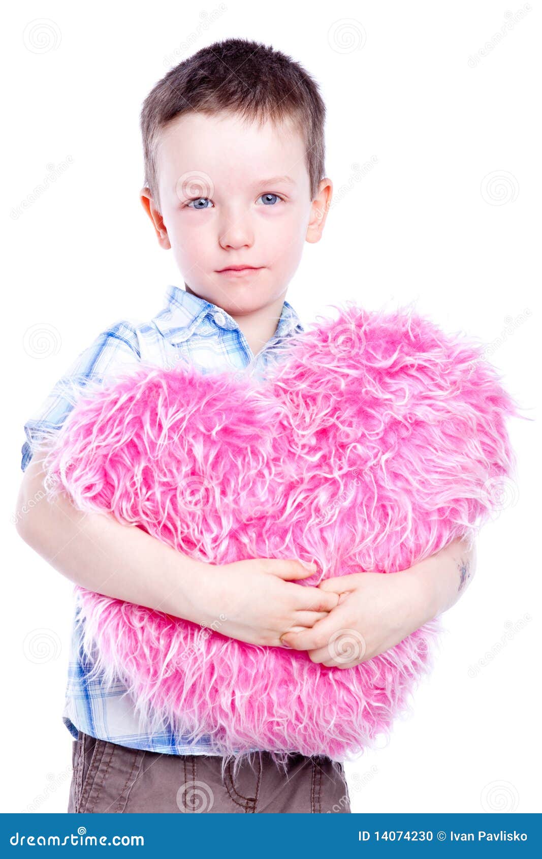 Cute Baby Boy Holding a Heart Stock Photo - Image of playful, beautiful ...