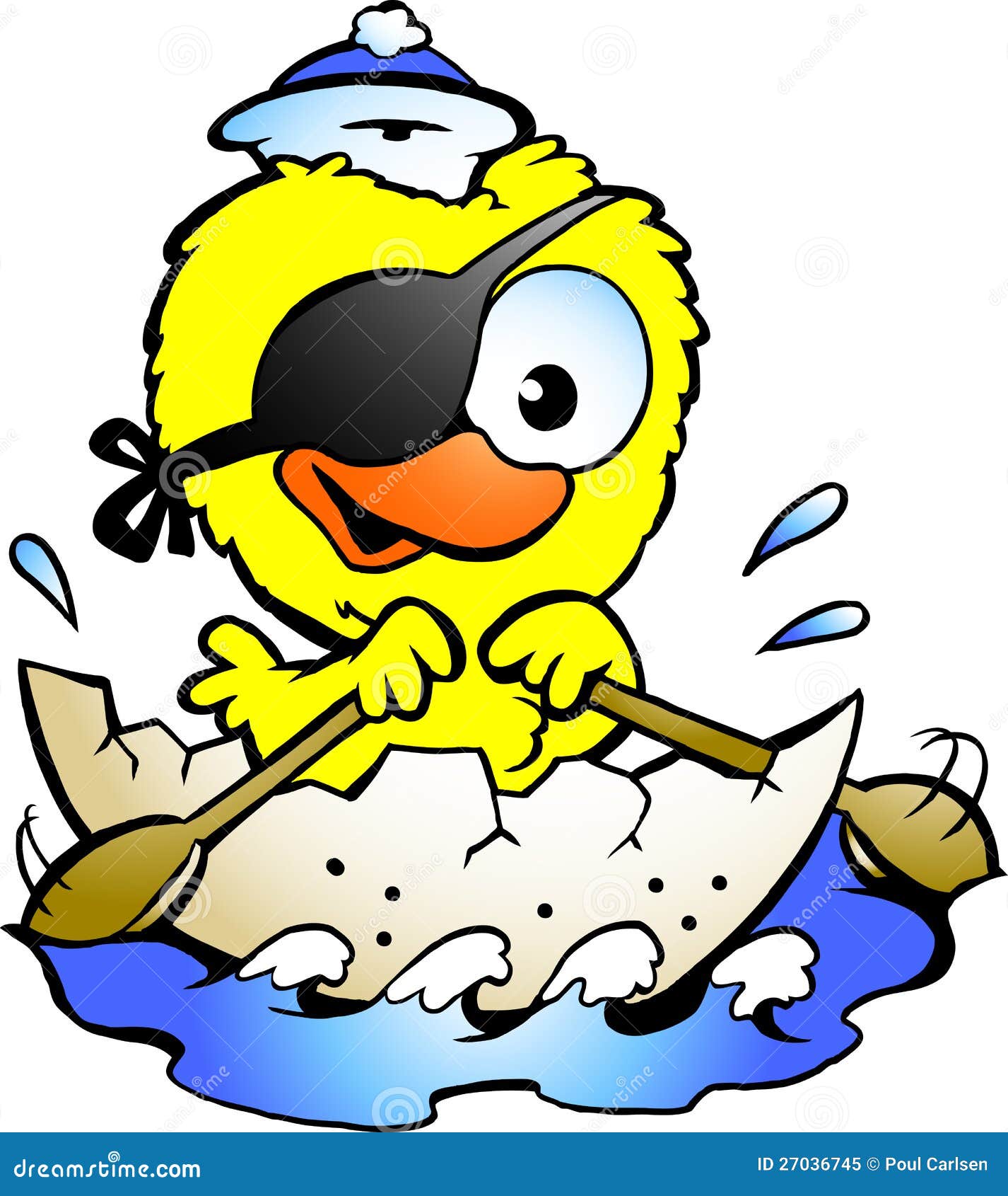 Baby Chicken Character- Chore - Vector Stock Photo | CartoonDealer.com ...