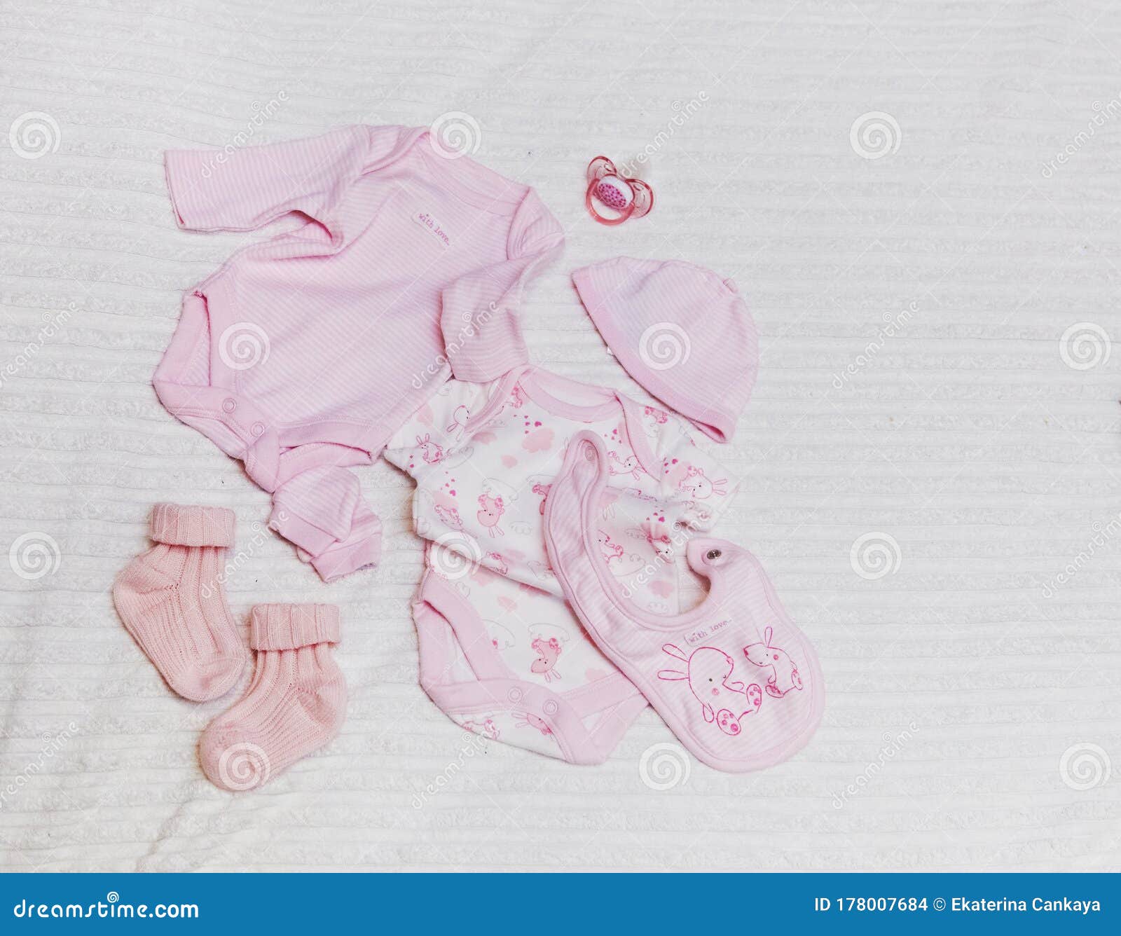 Cute baby cloth pink stock photo. Image of background - 178007684