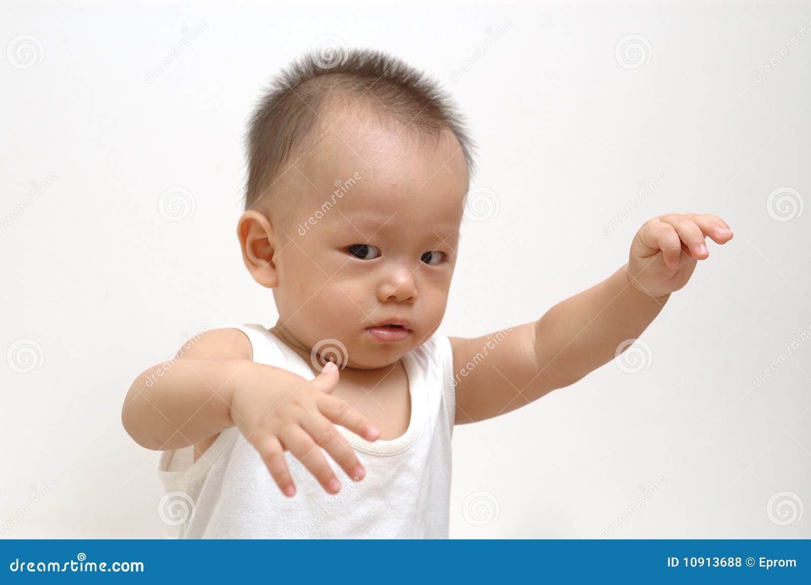 Cute baby expression stock photo. Image of mouth, chinese - 10913688