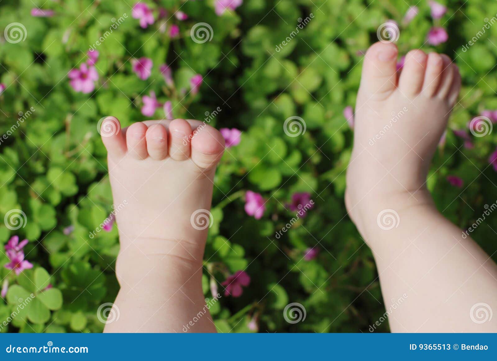 Green Baby Feet