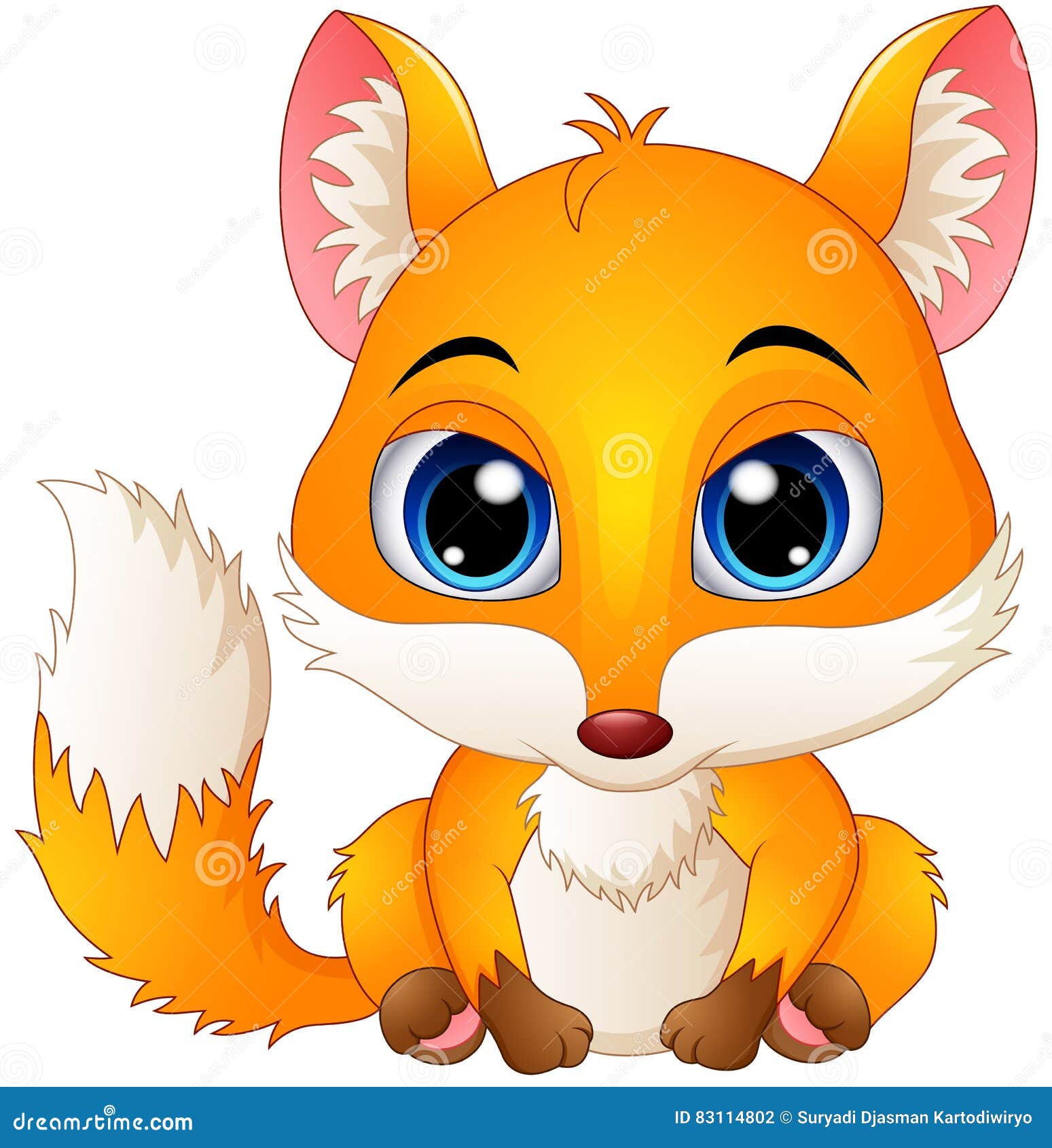 Cartoon Baby Fox
