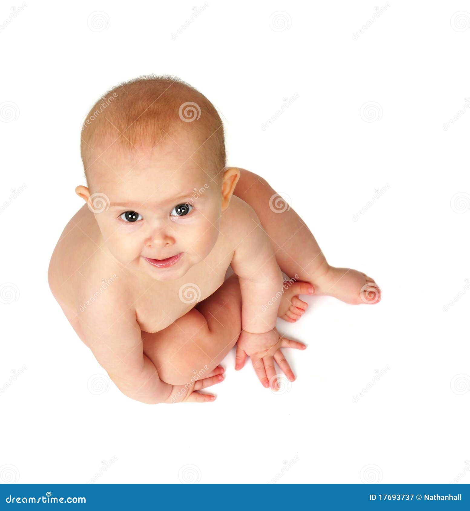 Cute Baby Looking Up stock image. Image of cute, baby - 17693737