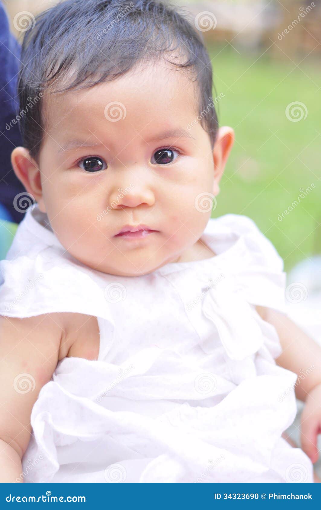 Cute baby looking up stock photo. Image of face, child - 34323690