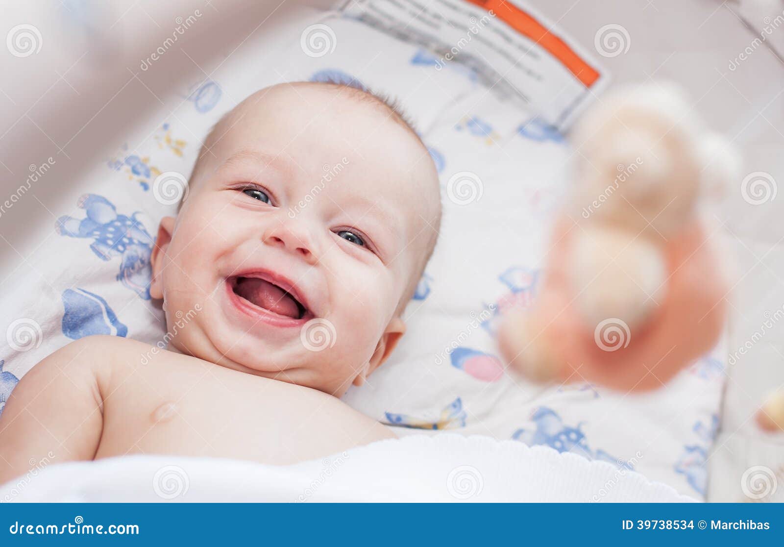 Cute baby smiling stock photo. Image of game, expression - 39738534