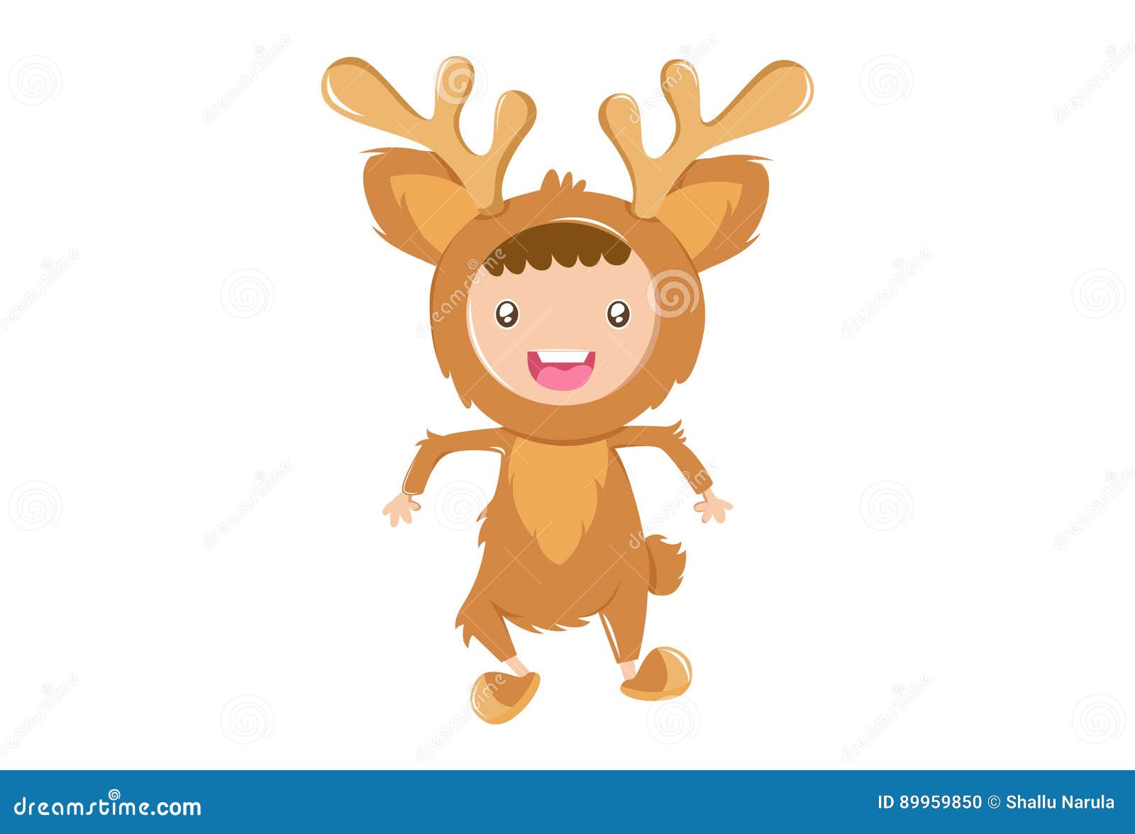 Cute Baby Stag stock illustration. Illustration of monsters - 89959850