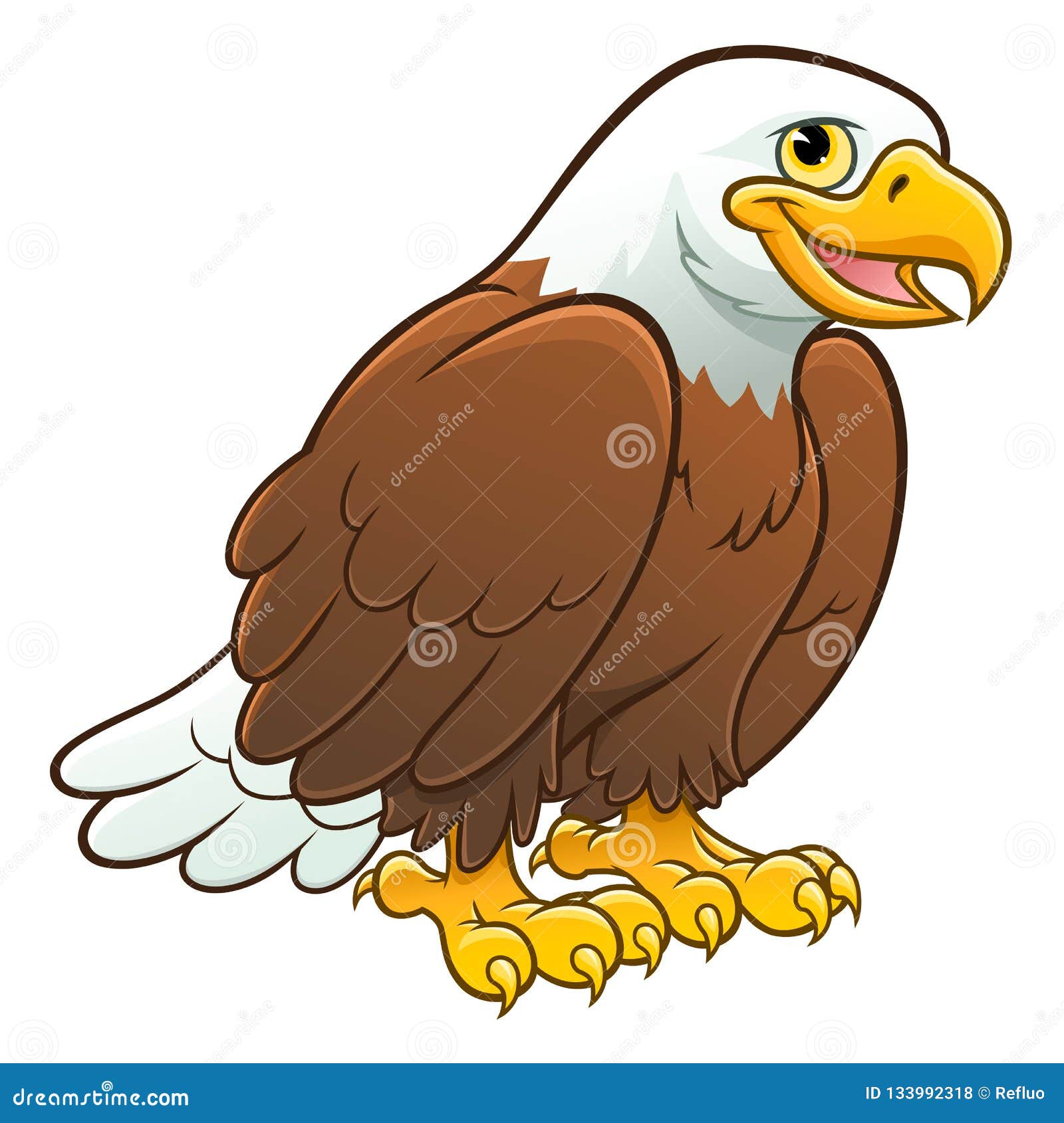 Charming Bald Eagle Vector Pictures