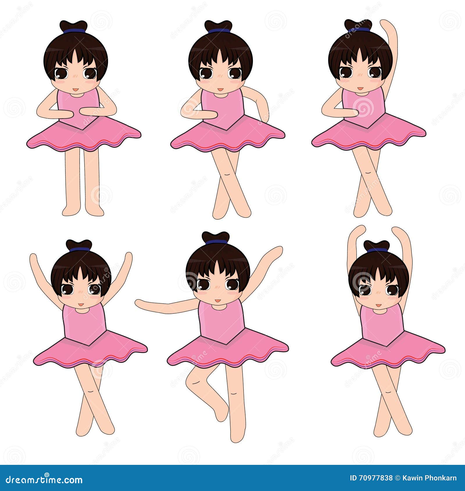 Cute Ballet stock vector. Illustration of dancer, sports - 70977838