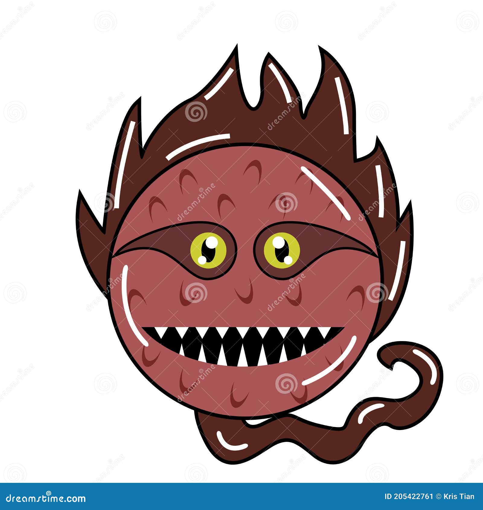 Cute balloon monsters stock vector. Illustration of holiday - 205422761