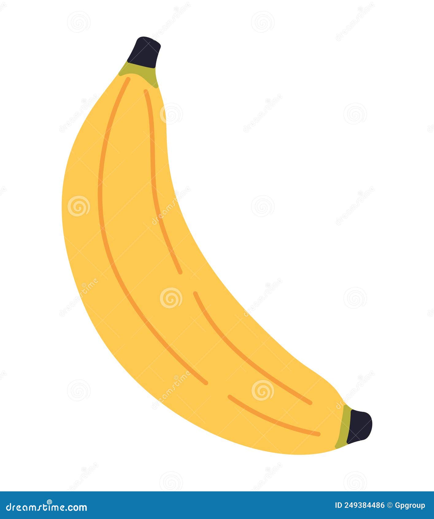 Cute banana design stock vector. Illustration of nature - 249384486