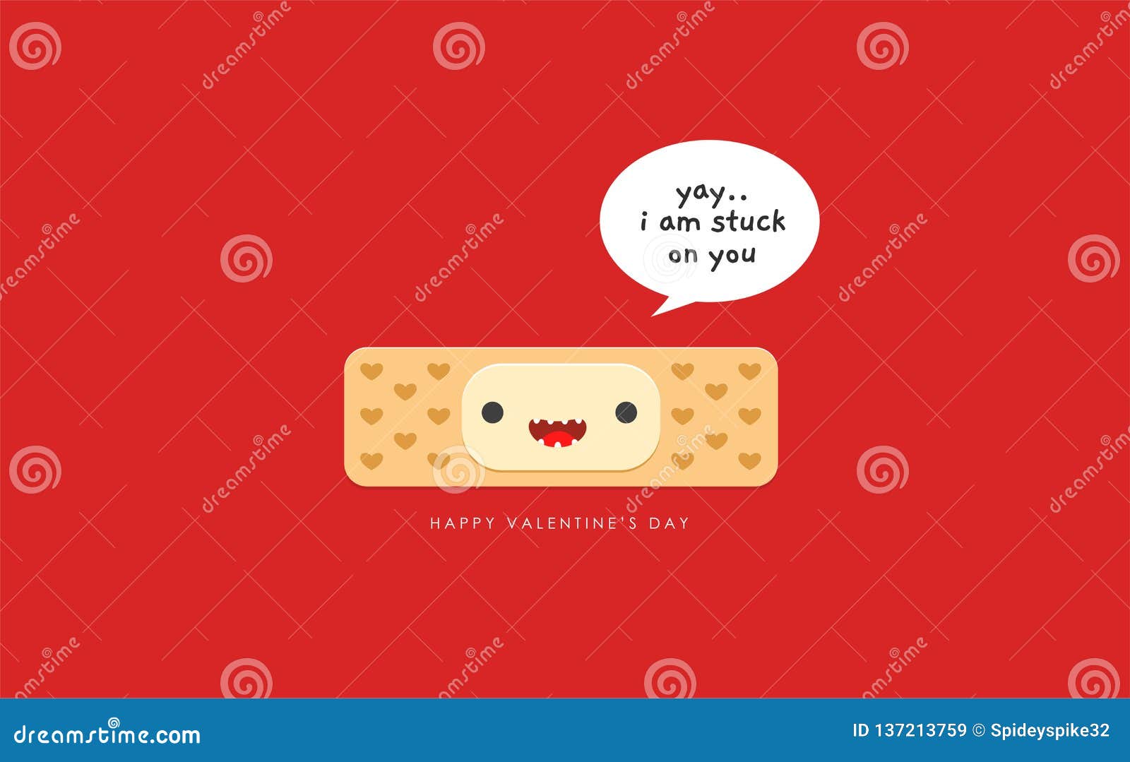 A Cute Band Aid. Vector Illustration Stock Vector - Illustration of ...