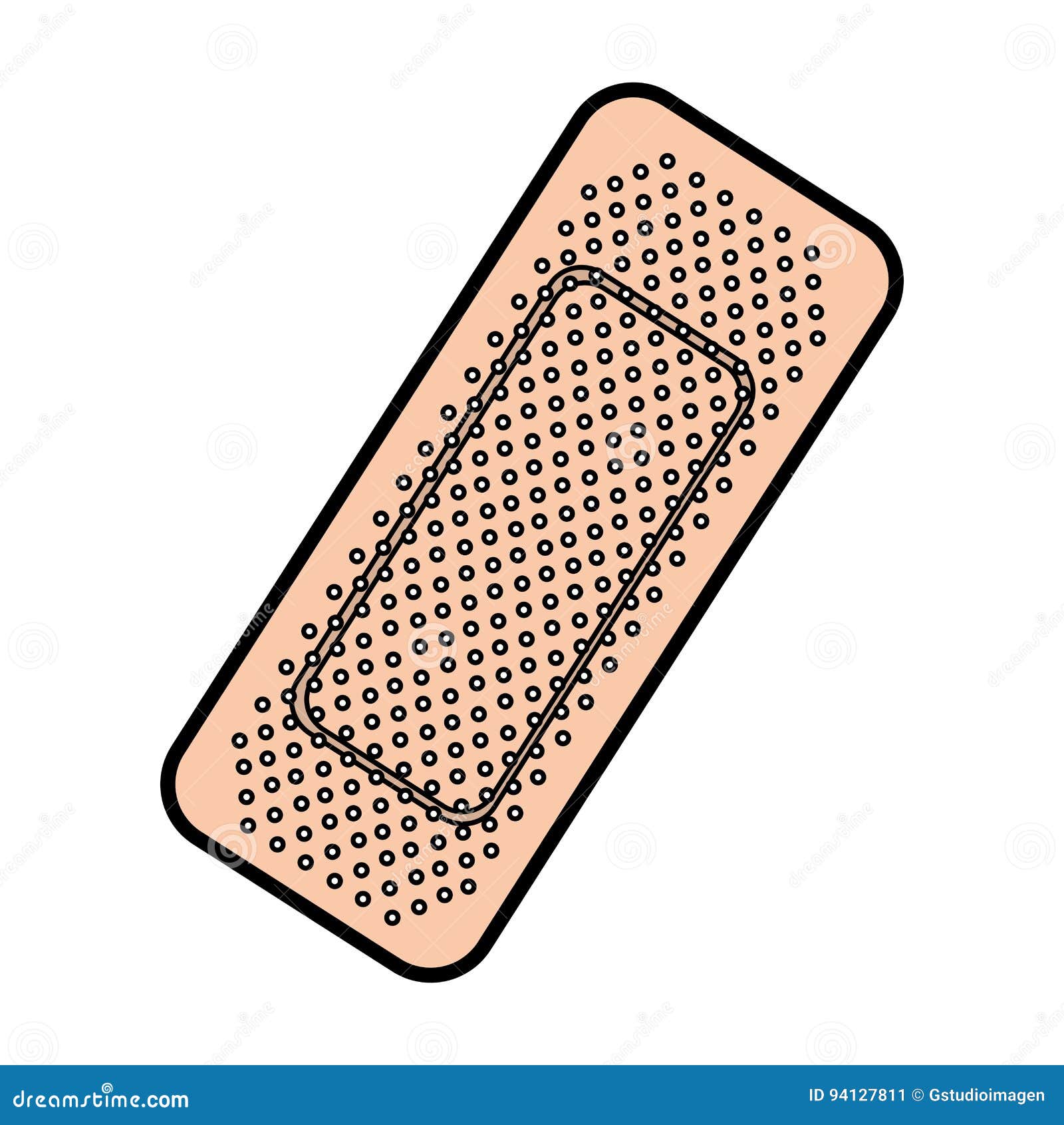 Cute Bandage Plaster Cartoon Stock Vector - Illustration of cure ...
