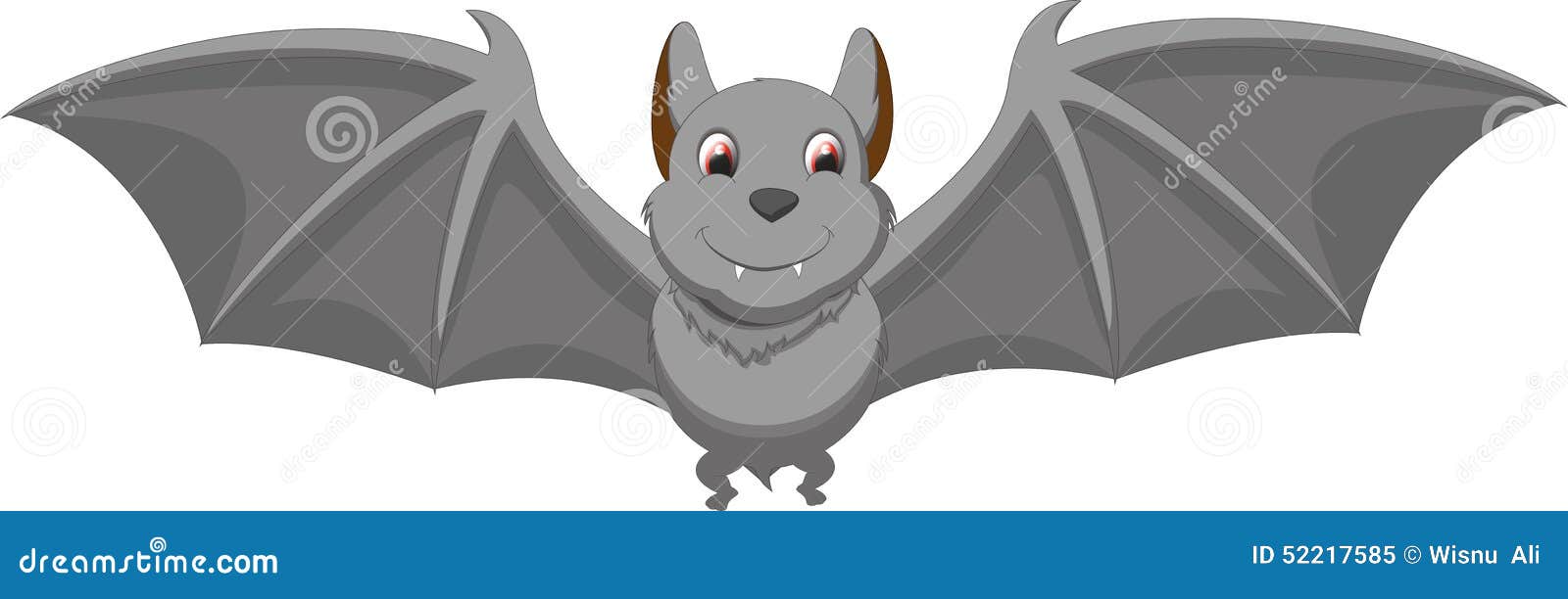 Cute bat cartoon stock vector. Illustration of drawing - 52217585
