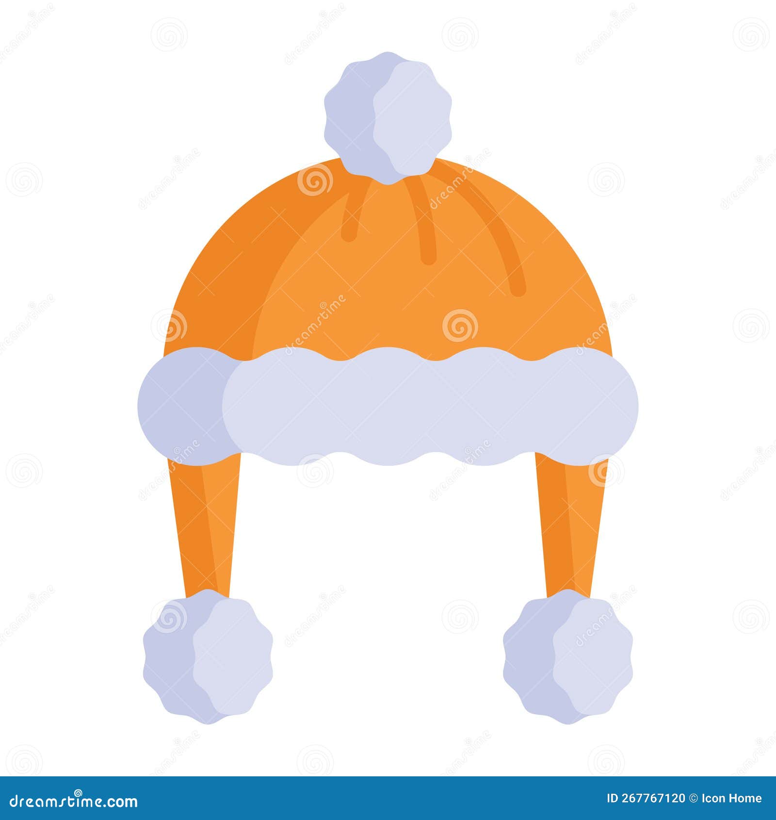 Cute Beanie Vector Icon of Winter Head Protection Stock Vector ...