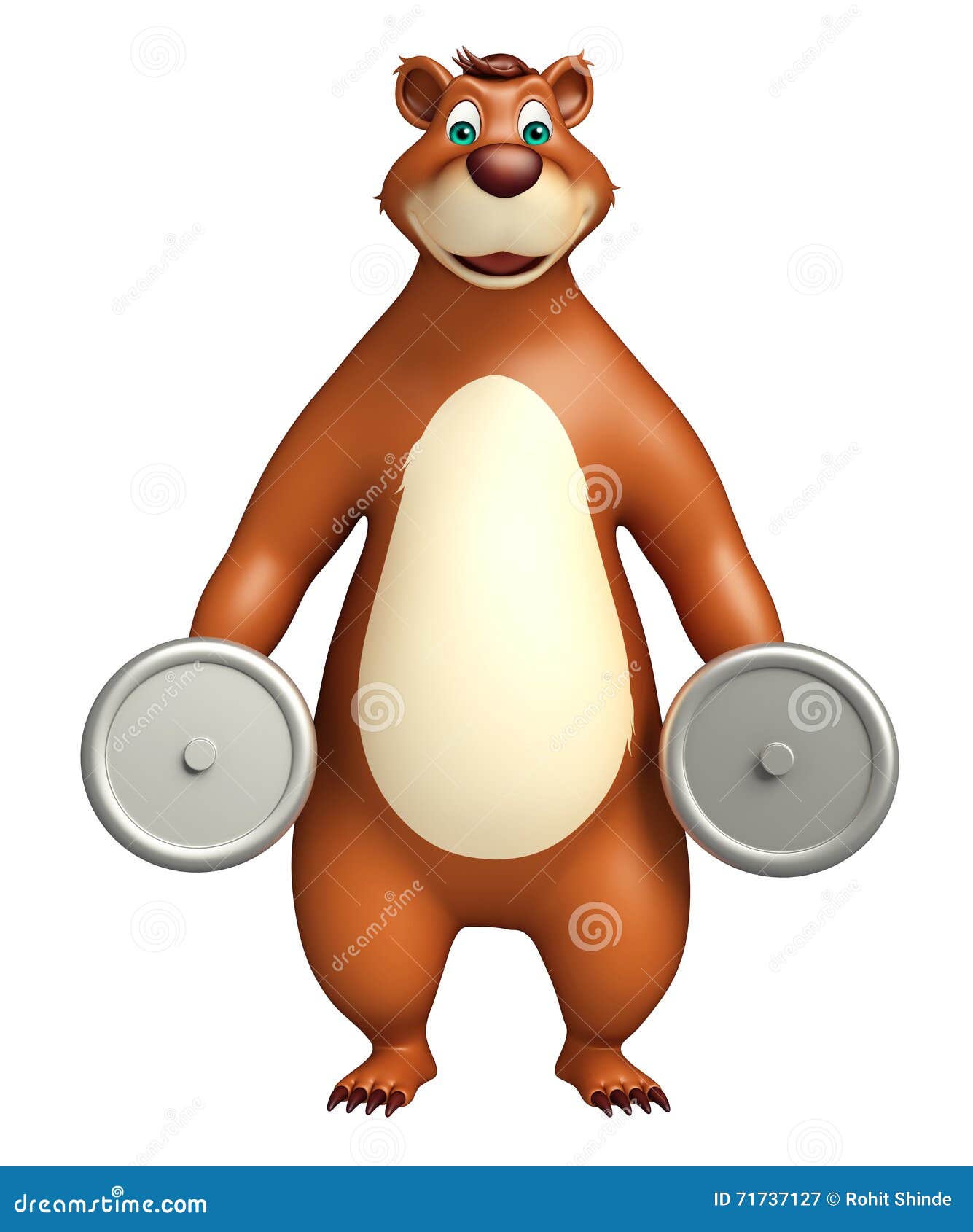 Cute Bear Cartoon Character with Book Stack Stock Illustration ...
