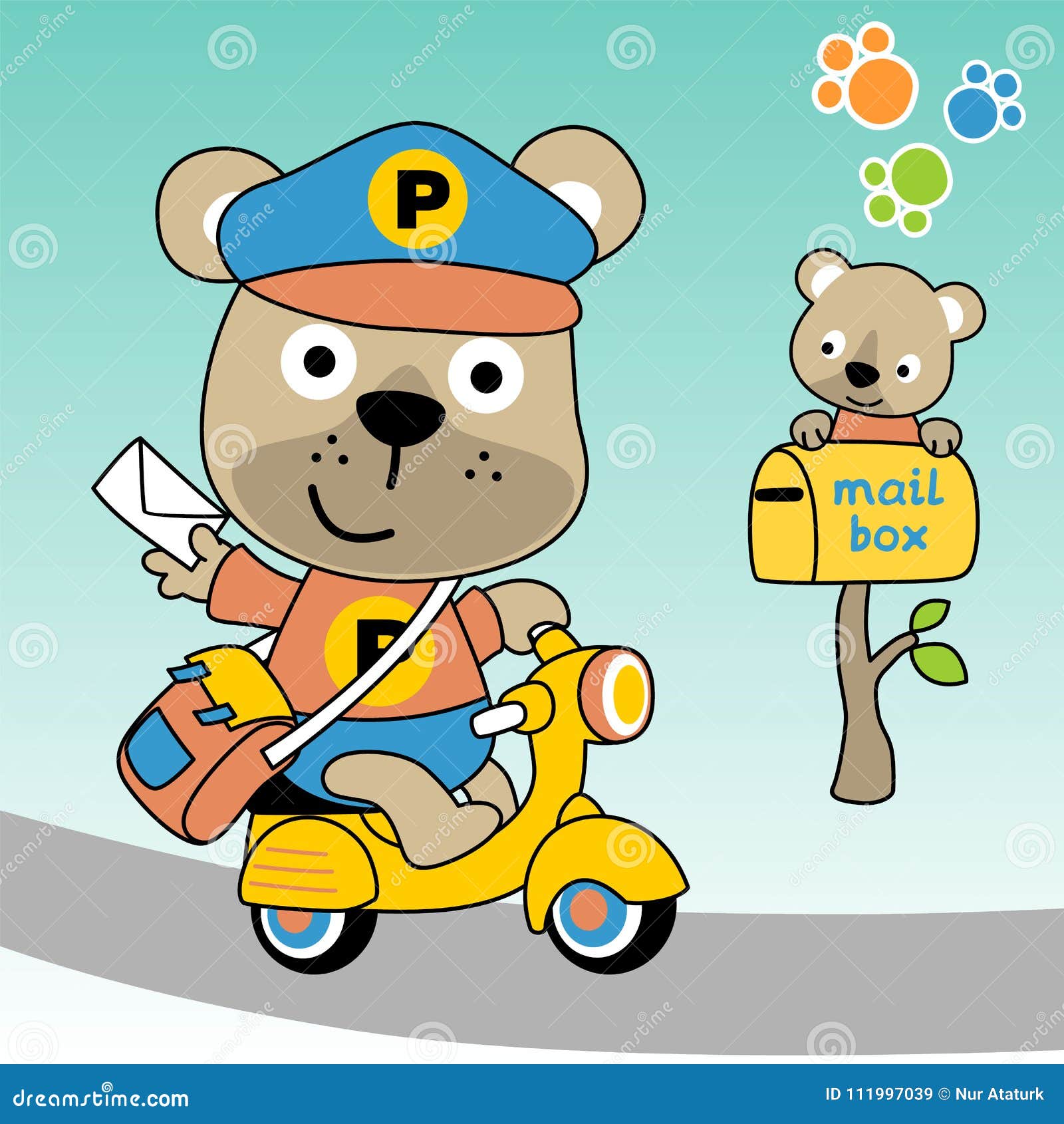 Dog Dressed As Lion Scares Mailman Clipart