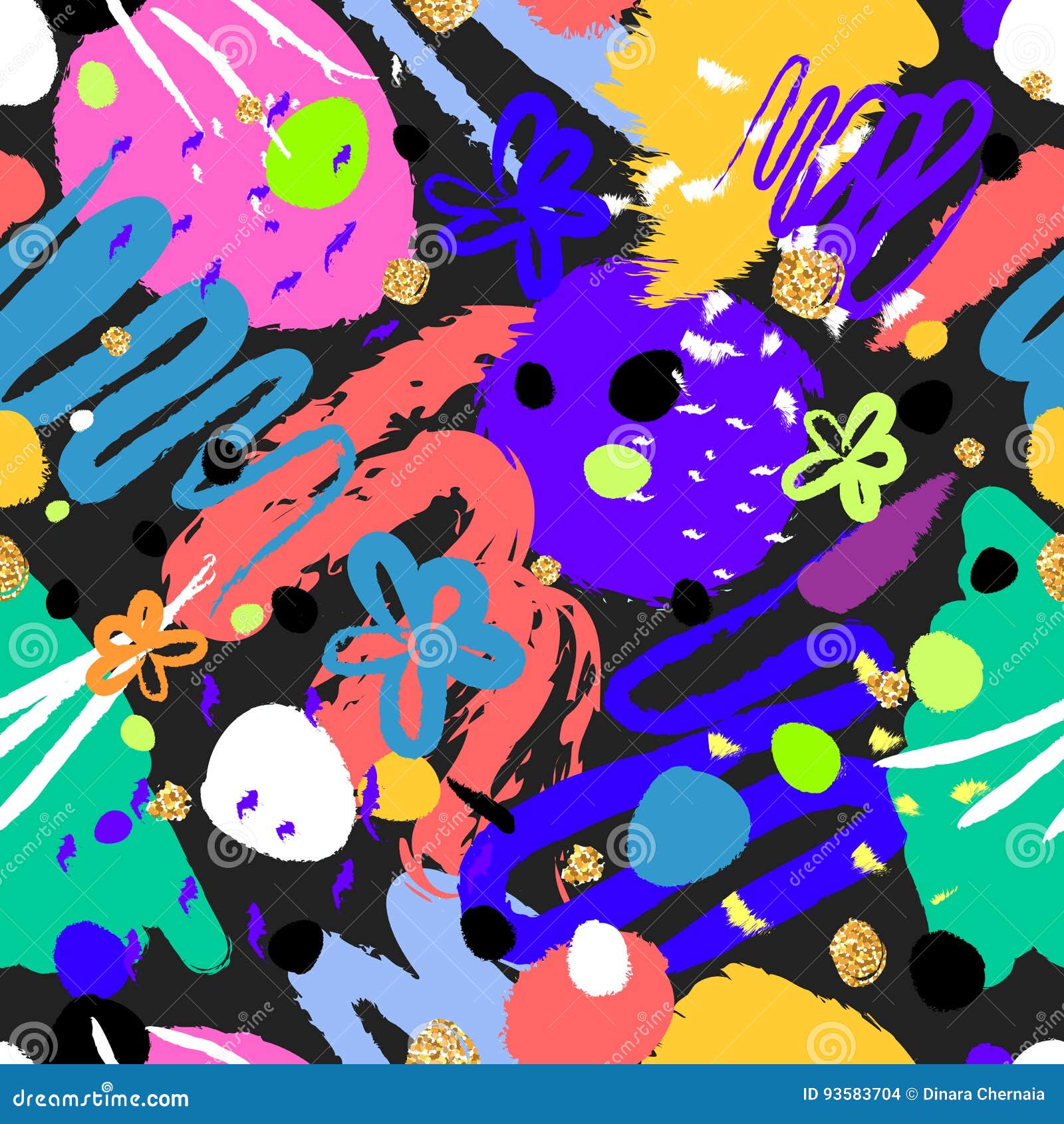 Cute Beautiful Abstract Seamless Pattern. Texture, Textile, Background ...