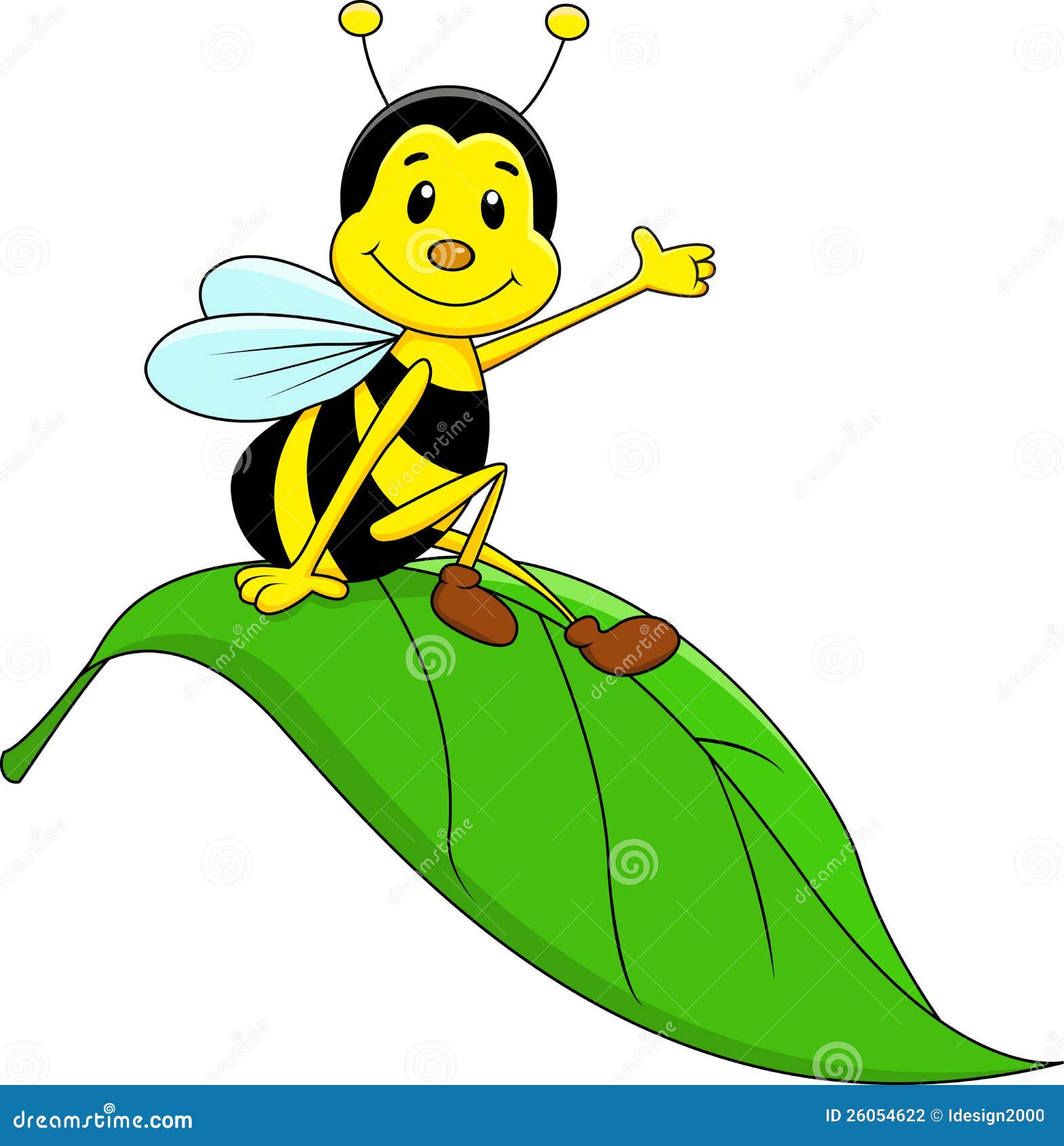Stock Photography: Cute bee cartoon. Image: 26054622