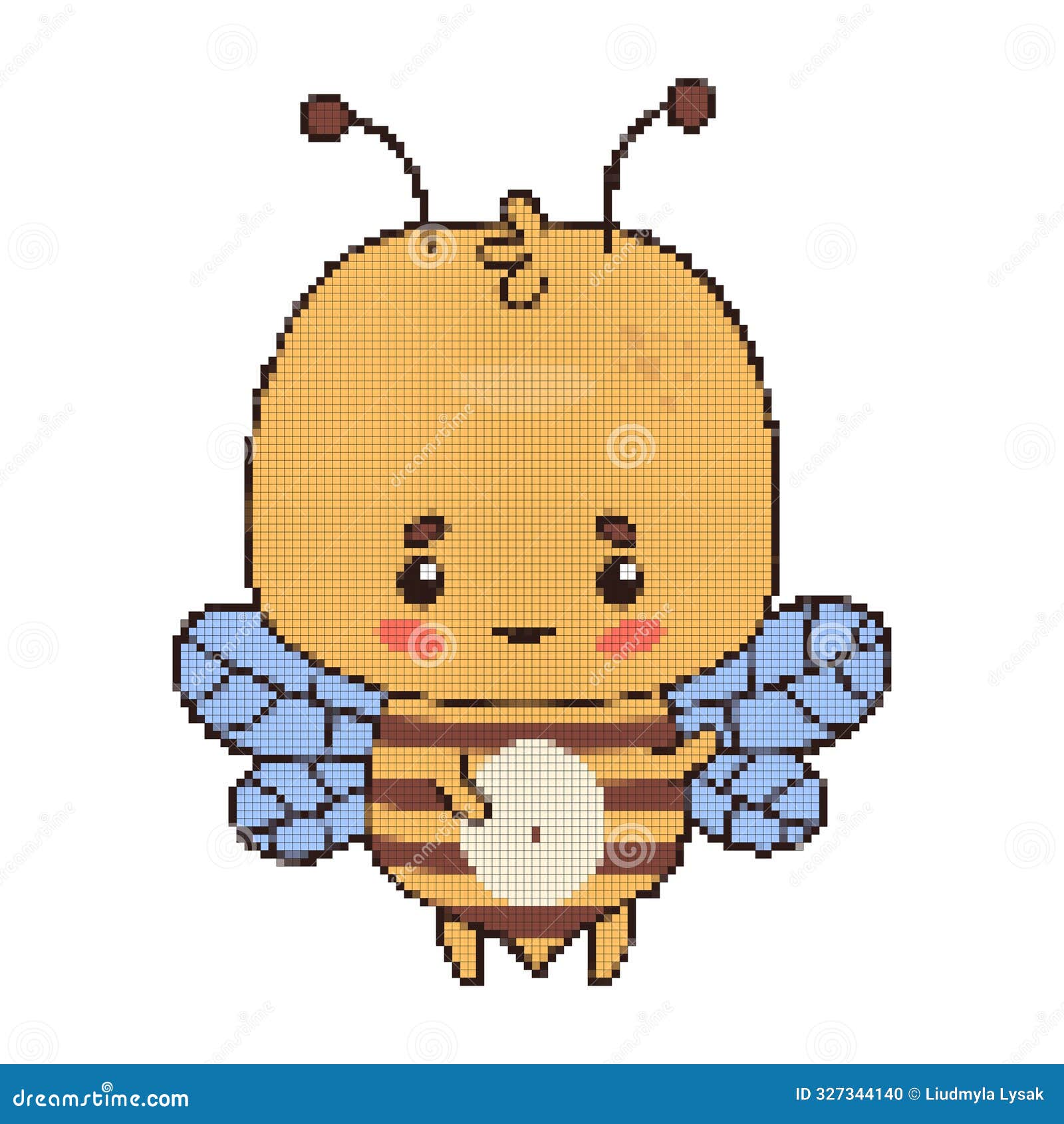 Cute Blocky Lion Toy In Colorful Pixelated Landscape Stock Photography ...